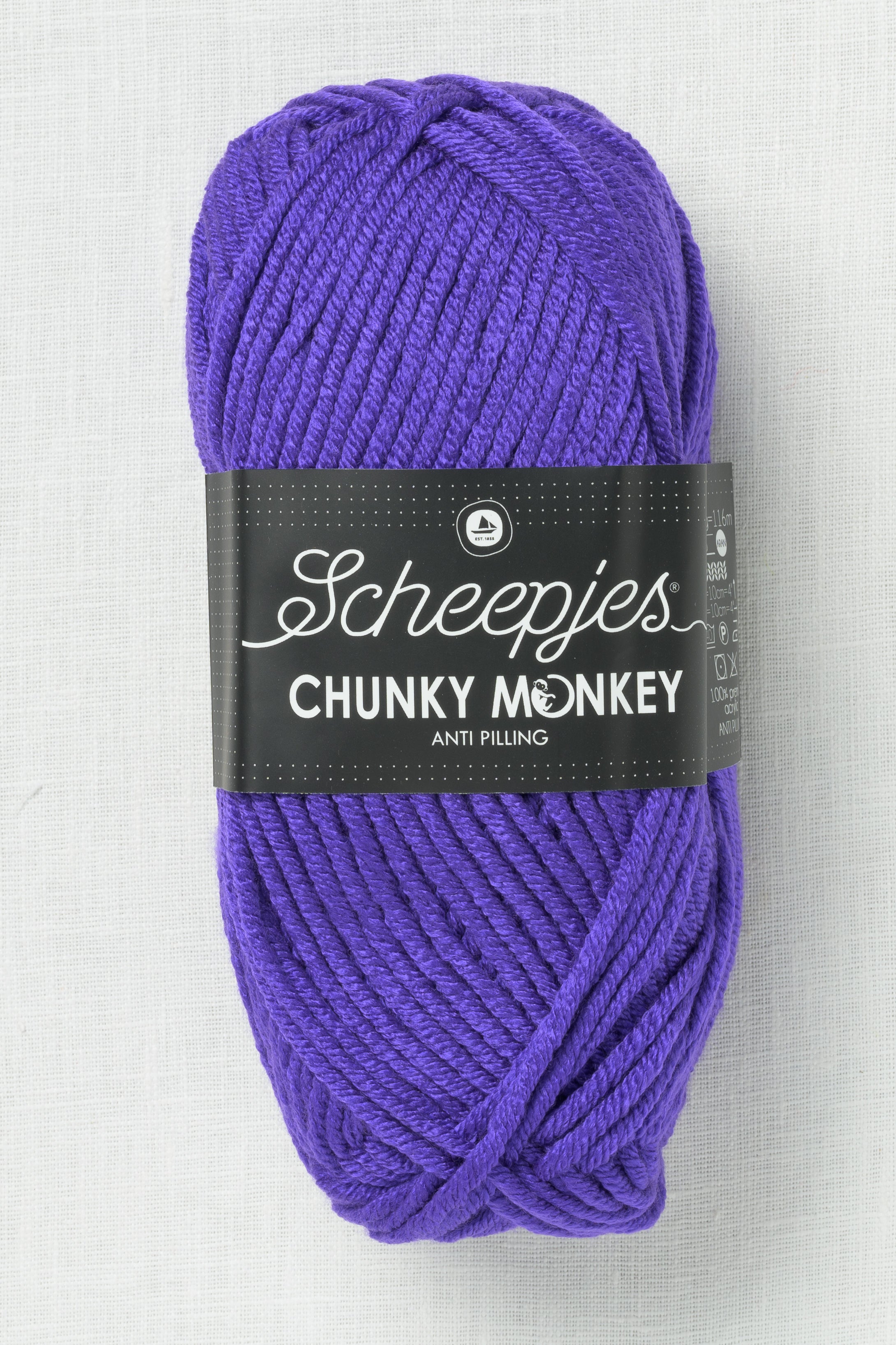 Scheepjes Chunky Monkey 2001 Deep Violet – Wool and Company