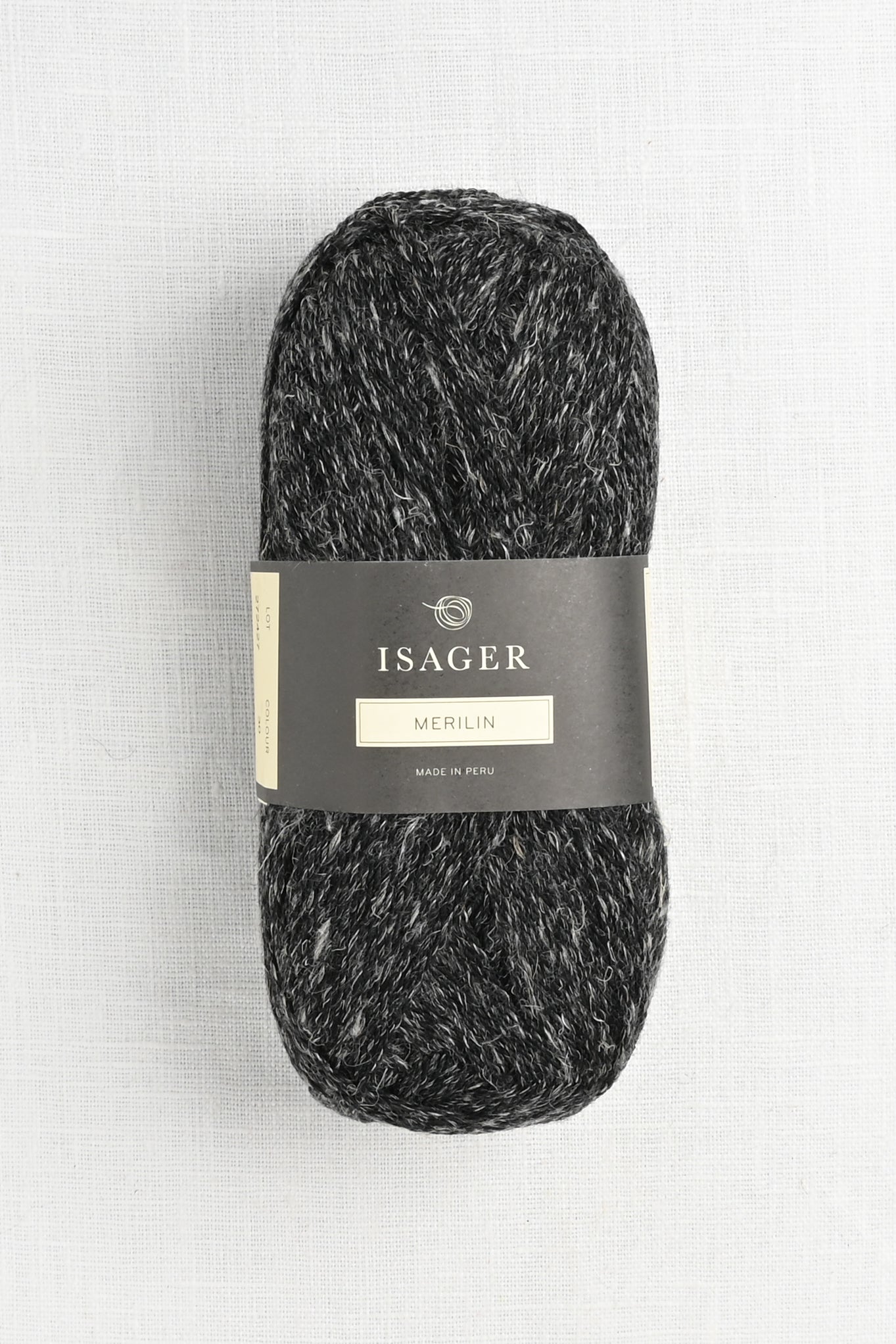 Isager Merilin 30 Black Heather – Wool and Company