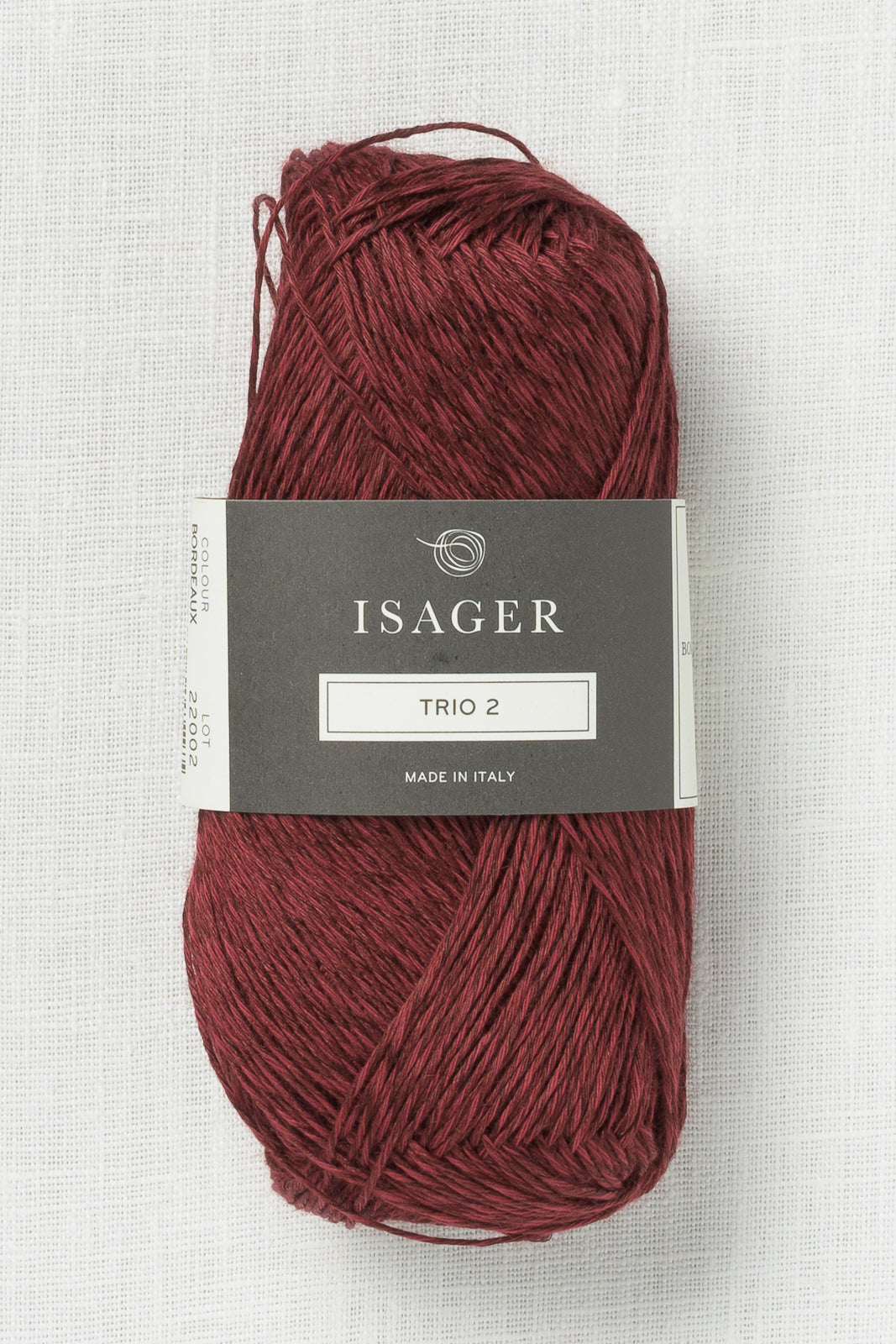 Isager Trio 2 Bordeaux – Wool and Company