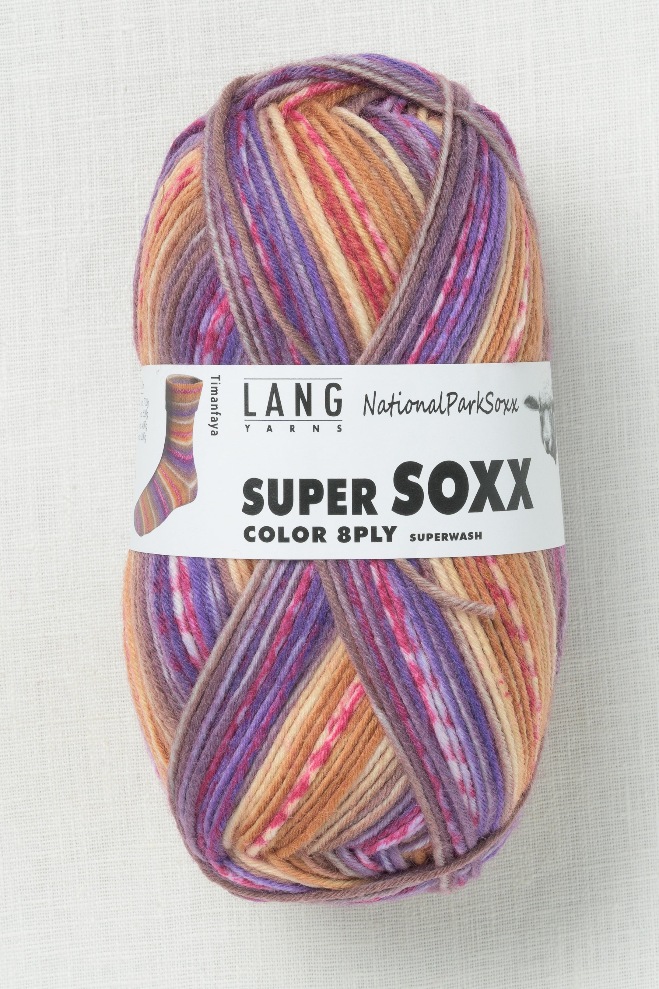 Lang Yarns Super Soxx Color 8-Ply 485 Timanfaya – Wool and Company