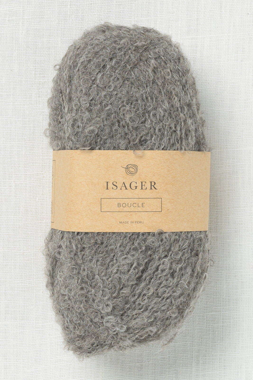Isager Boucle E3s Grey Undyed – Wool and Company