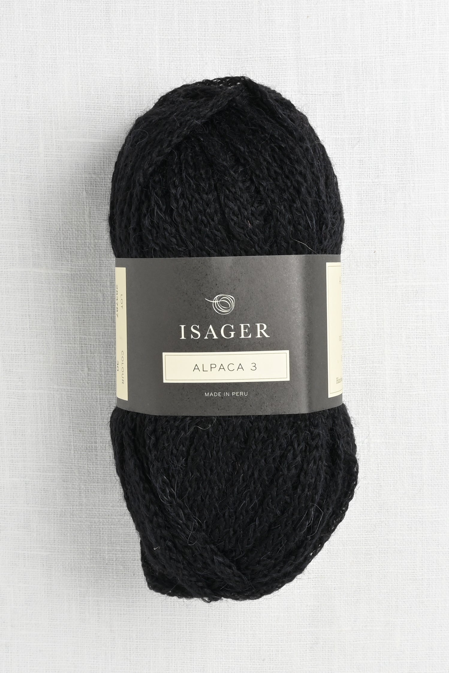 Isager Alpaca 3 30 Black – Wool and Company