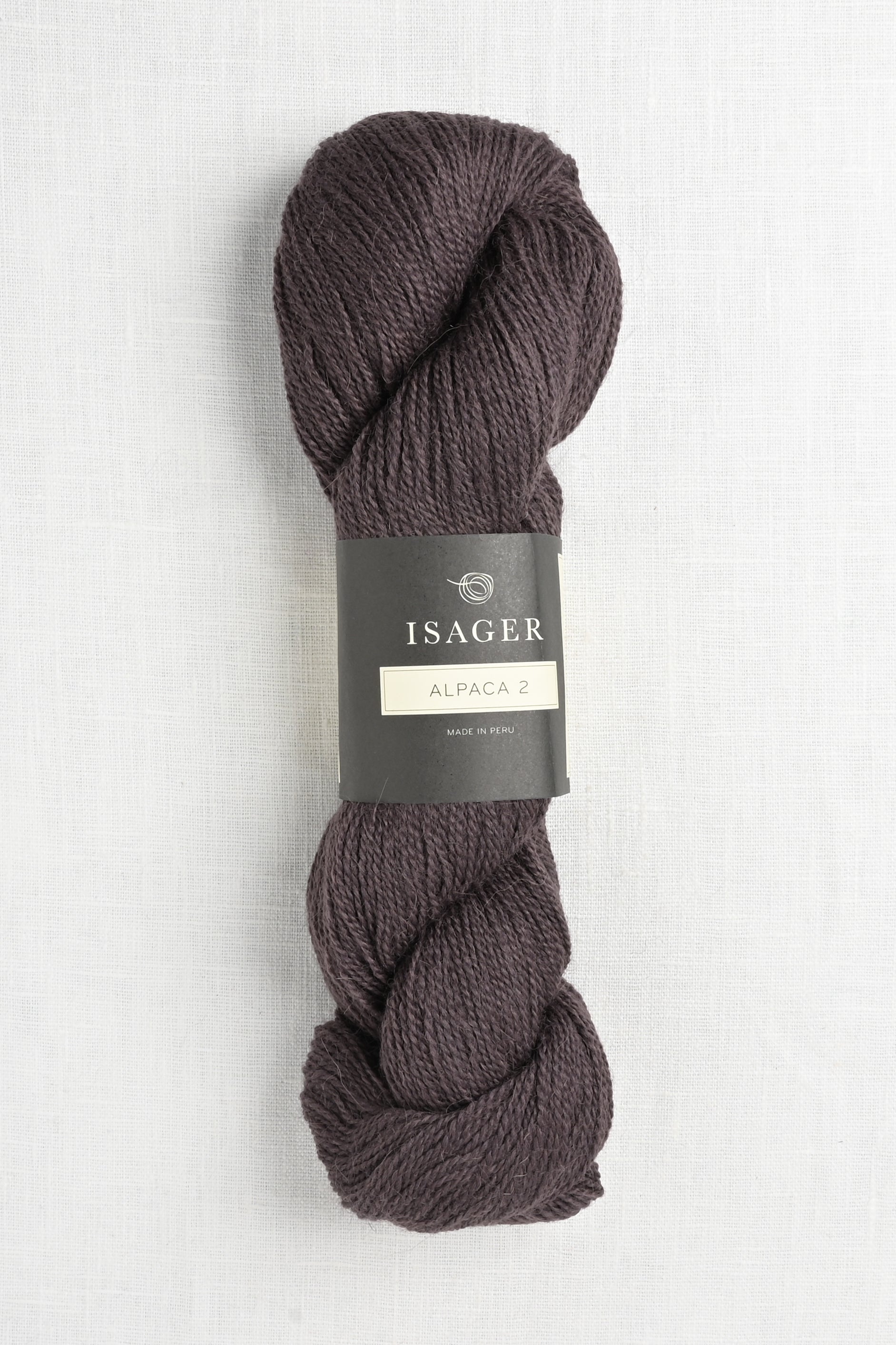 Isager Alpaca 2 60 Black Plum – Wool and Company