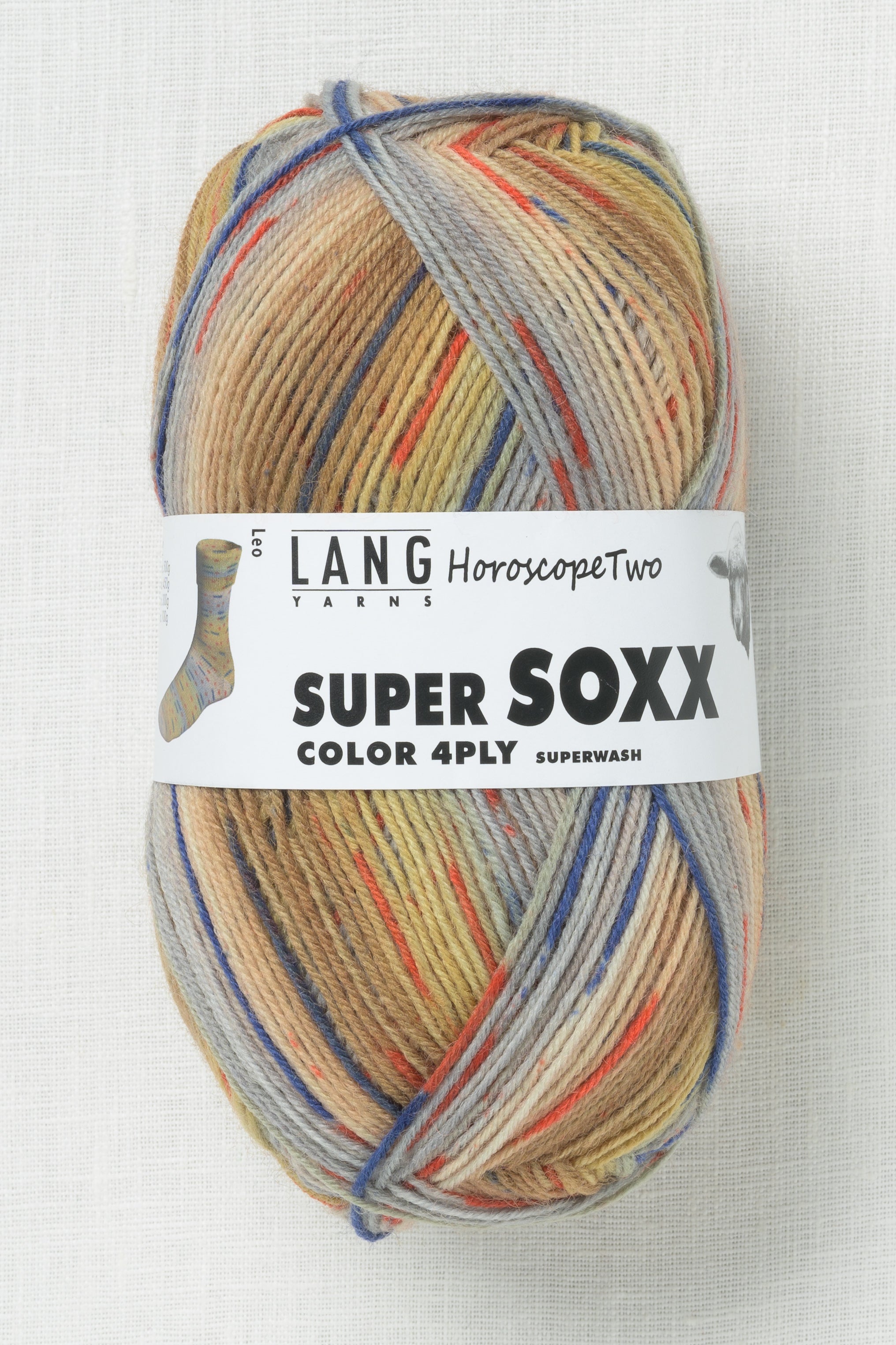 Lang Yarns Super Soxx Color 441 Leo – Wool and Company