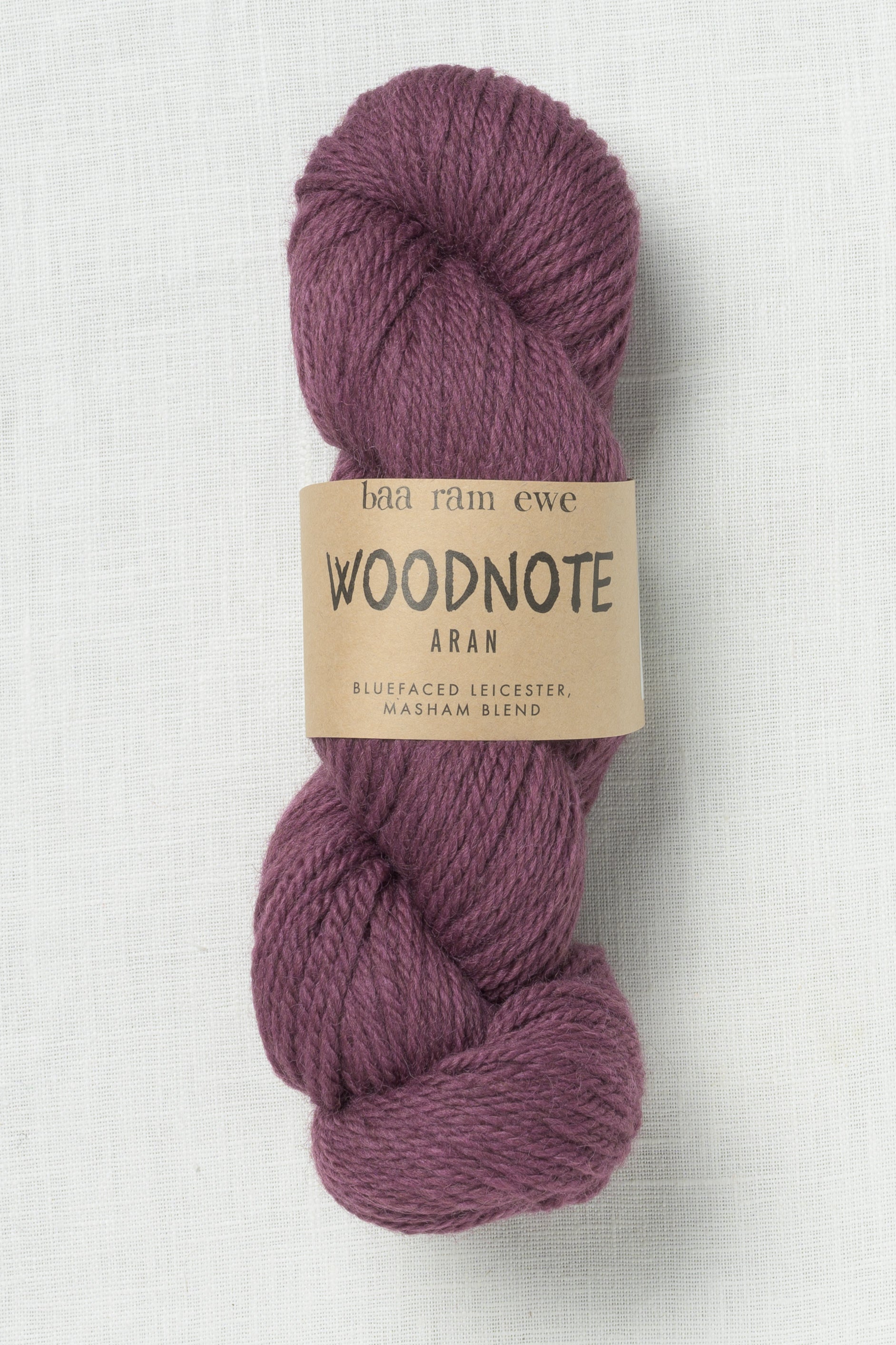 Baa Ram Ewe Woodnote Aran – Wool and Company