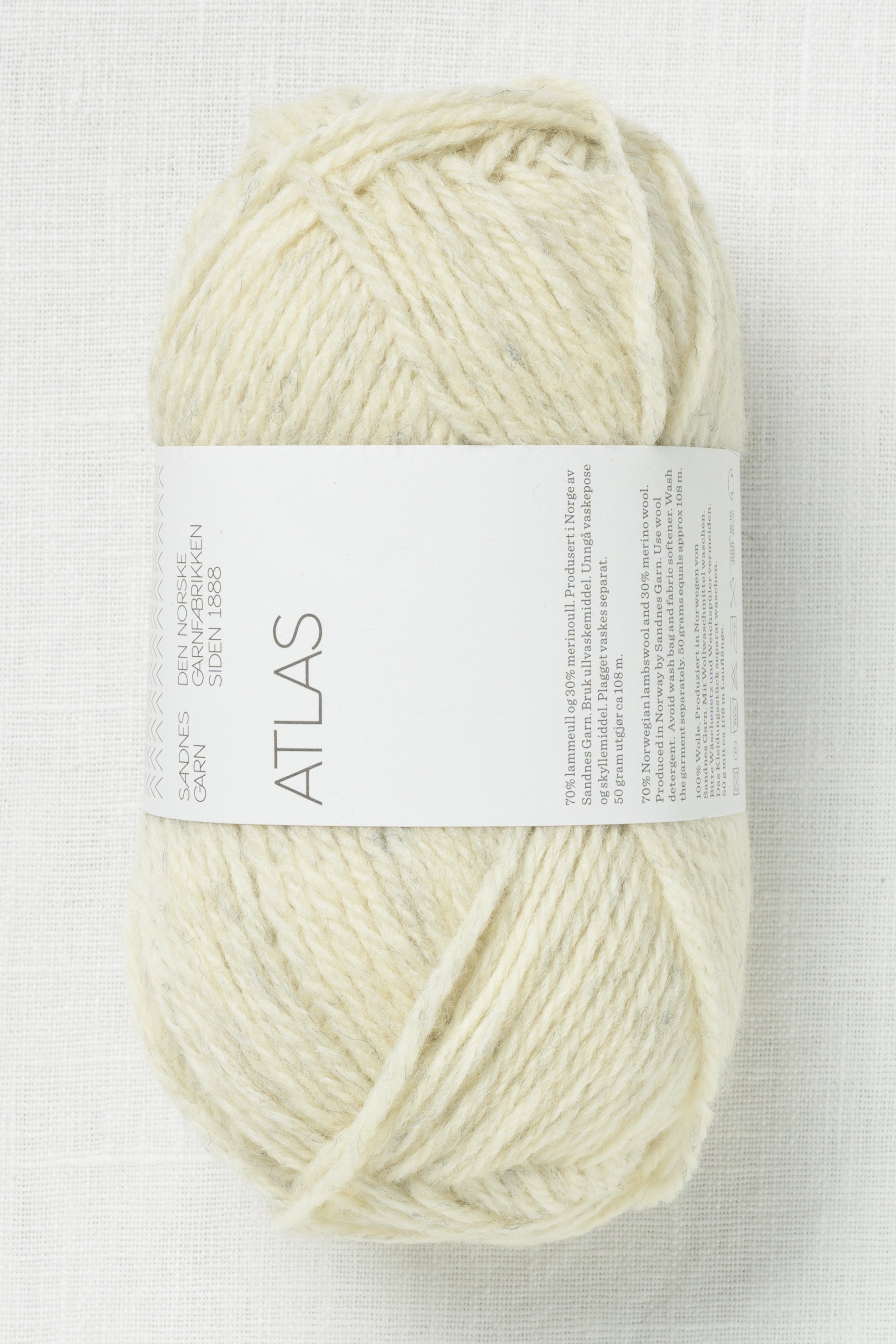Sandnes Garn Atlas 1021 Light Grey Heather – Wool and Company