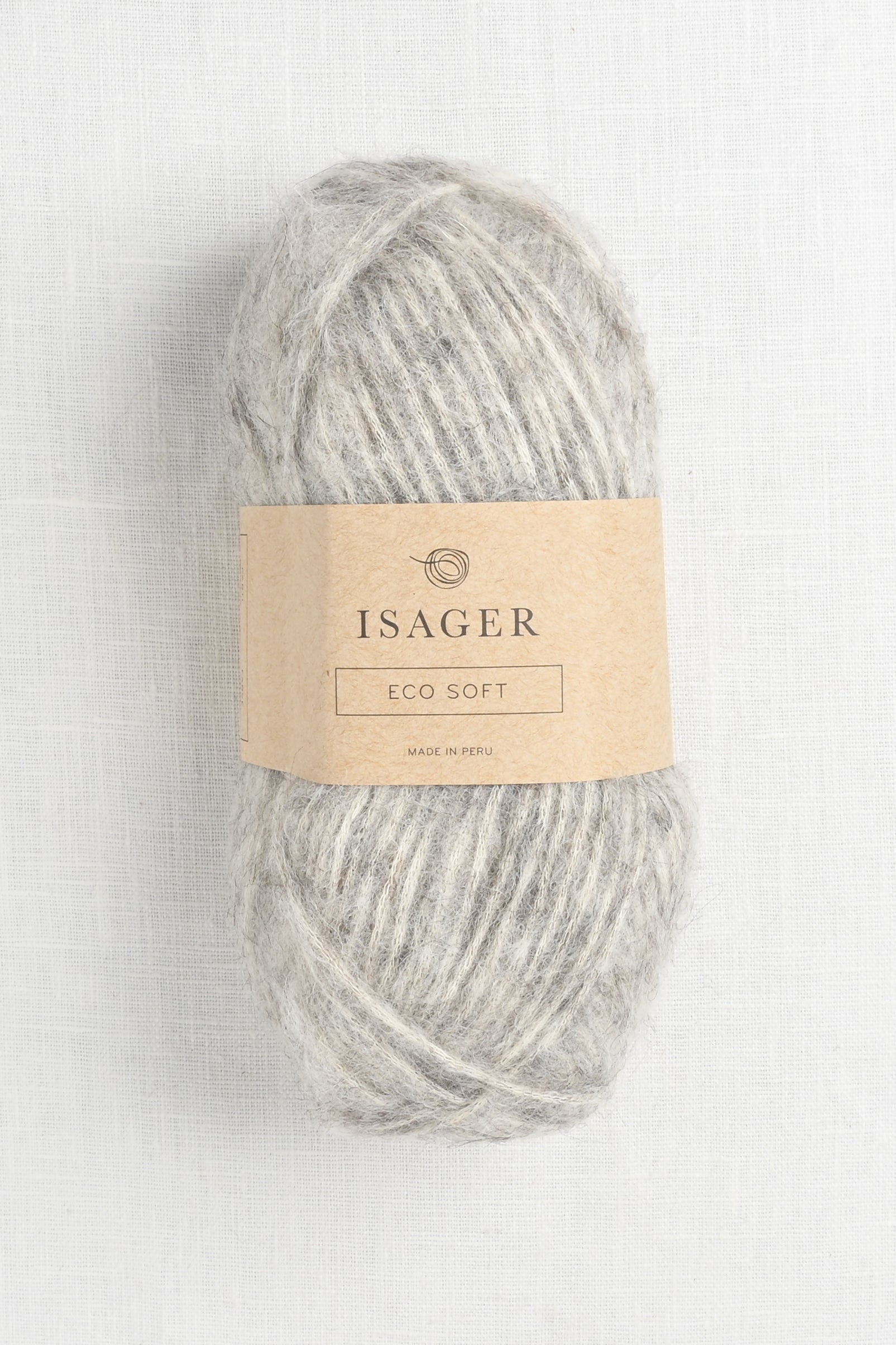 Isager Soft E2S Light Grey Undyed – Wool and Company