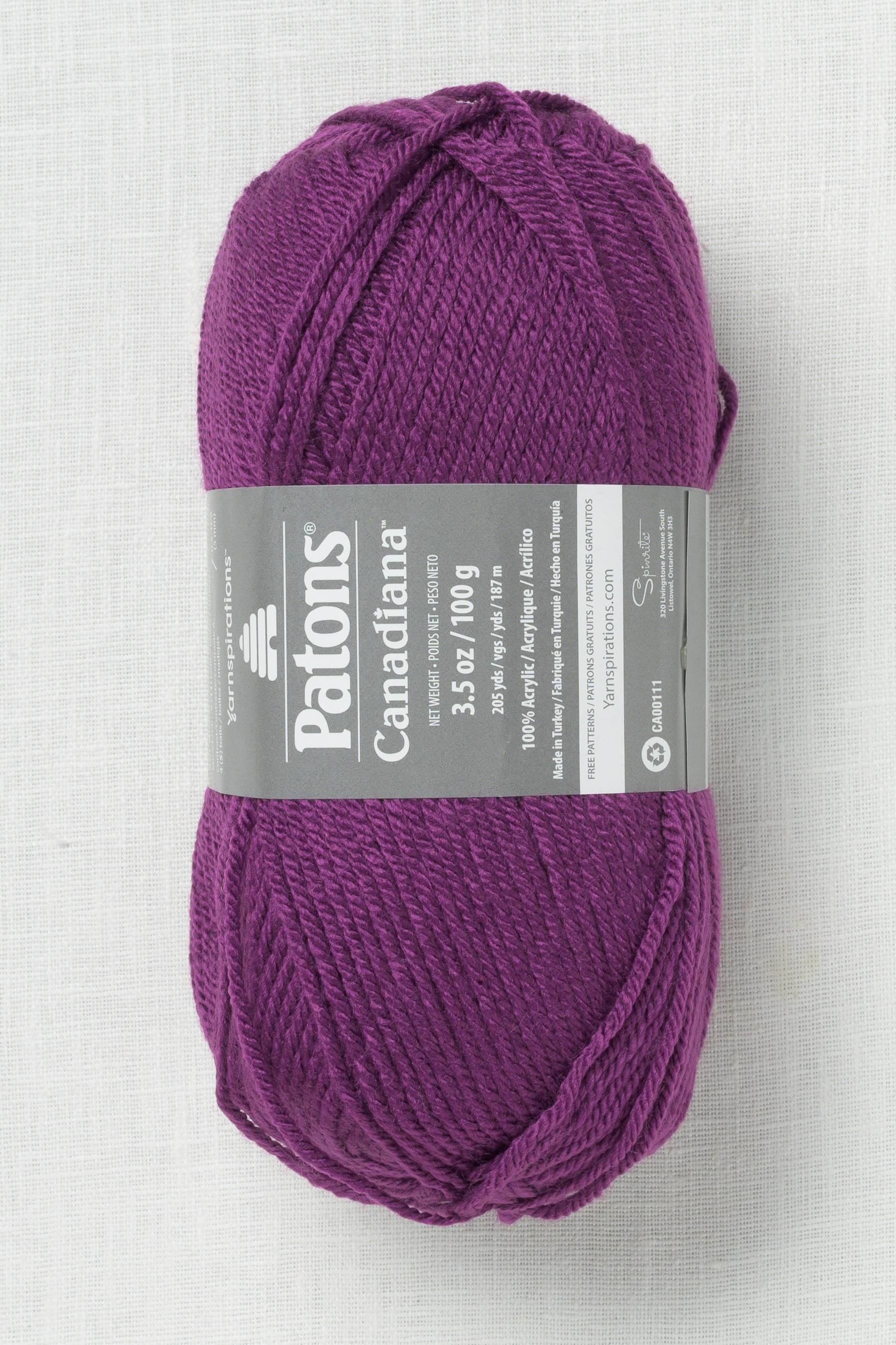 Patons Canadiana Purple Wine – Wool and Company