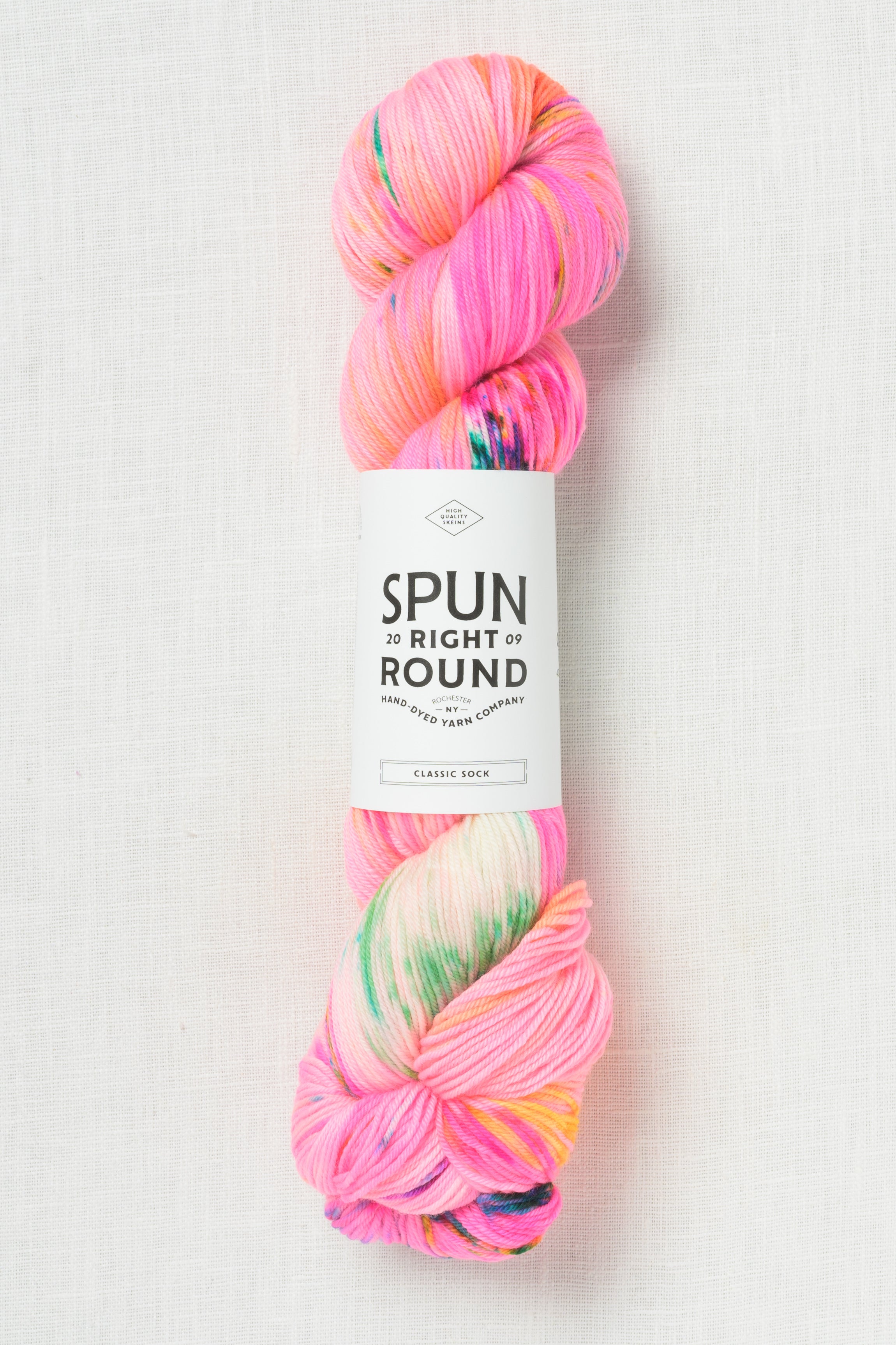 Spun Right Round Classic Sock Happy Hour – Wool and Company