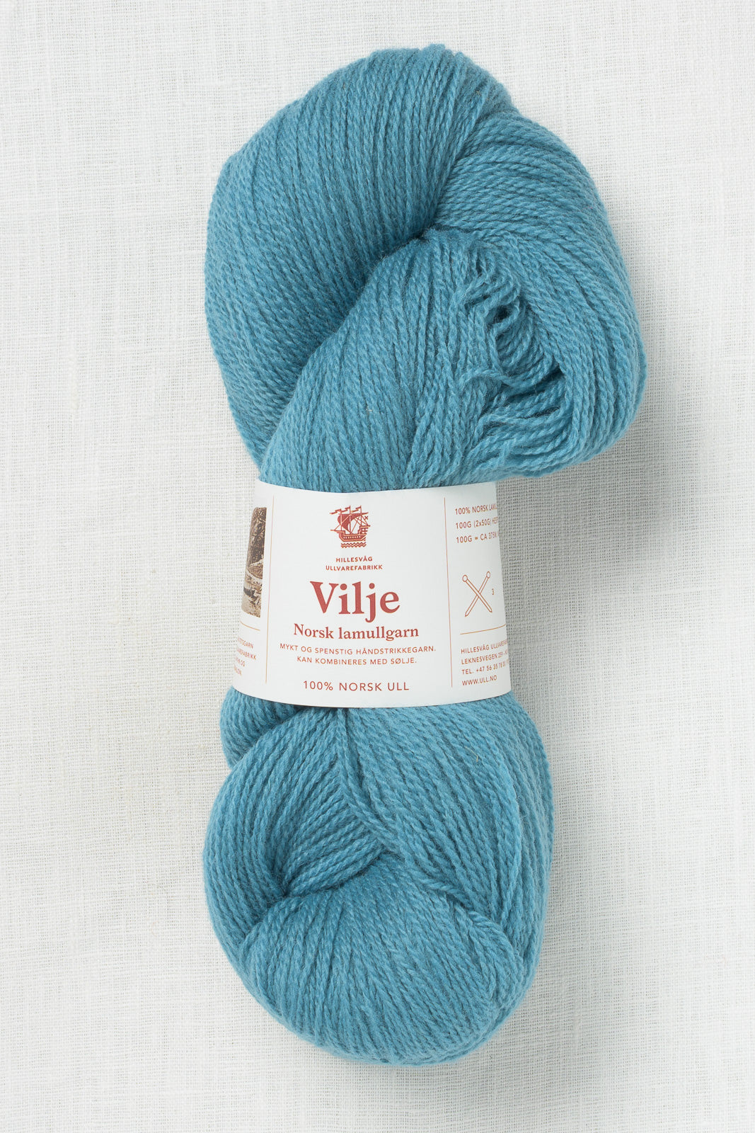 Hillesvåg Vilje 411 Light Sky Blue – Wool and Company