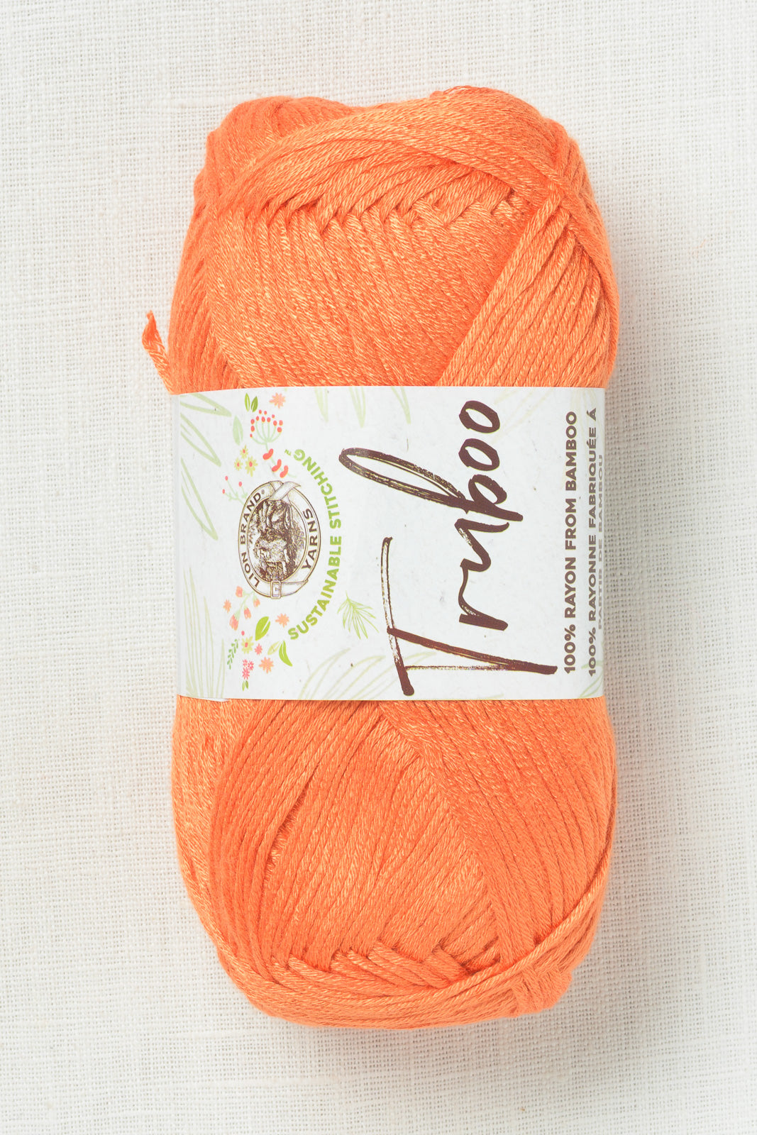 Lion Brand Truboo 133 Tangerine – Wool and Company