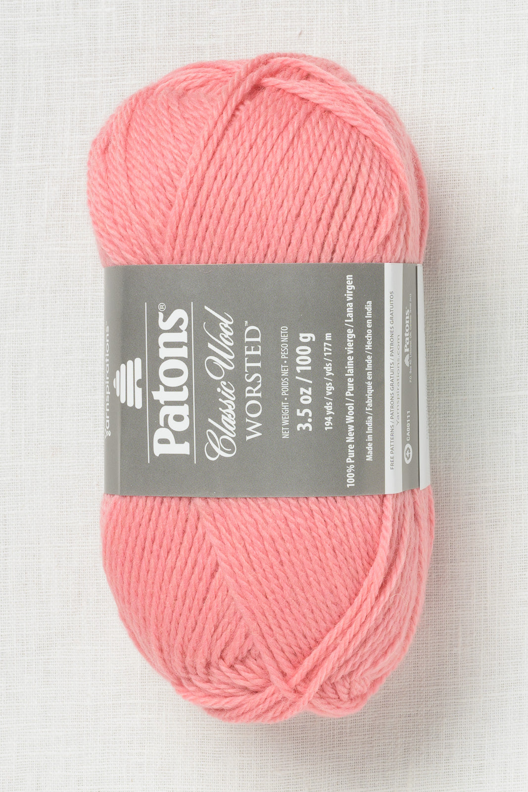 Patons Classic Wool Worsted Pink Quartz – Wool and Company