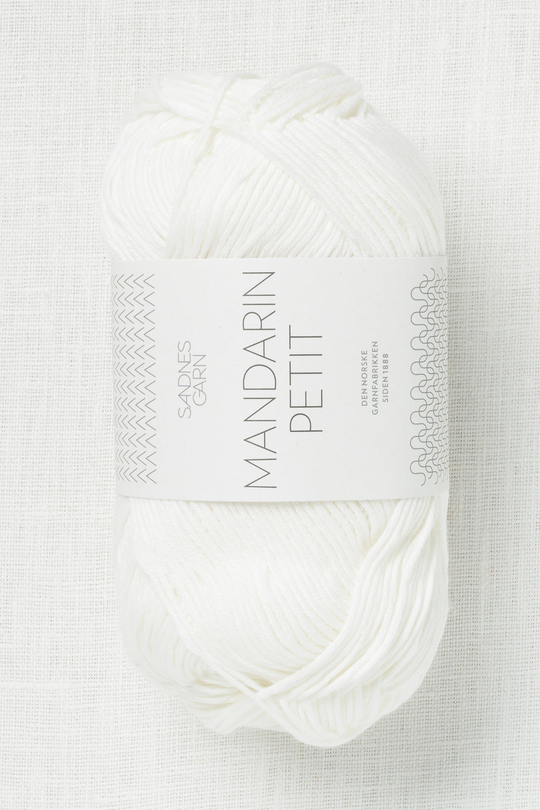 Sandnes Garn Mandarin Petit 1002 White – Wool and Company