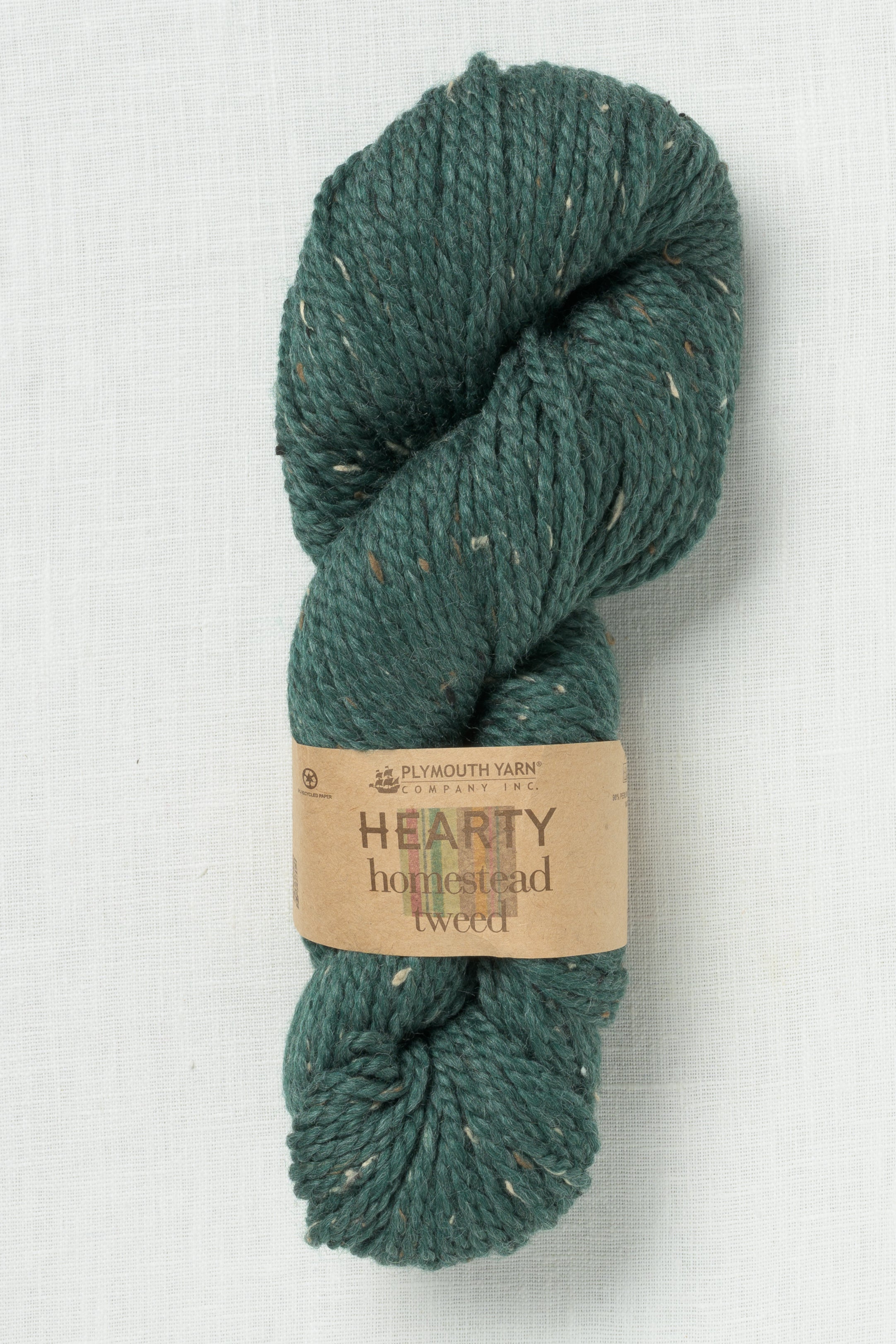 Plymouth Hearty Homestead Tweed 712 Spruce Tweed – Wool and Company