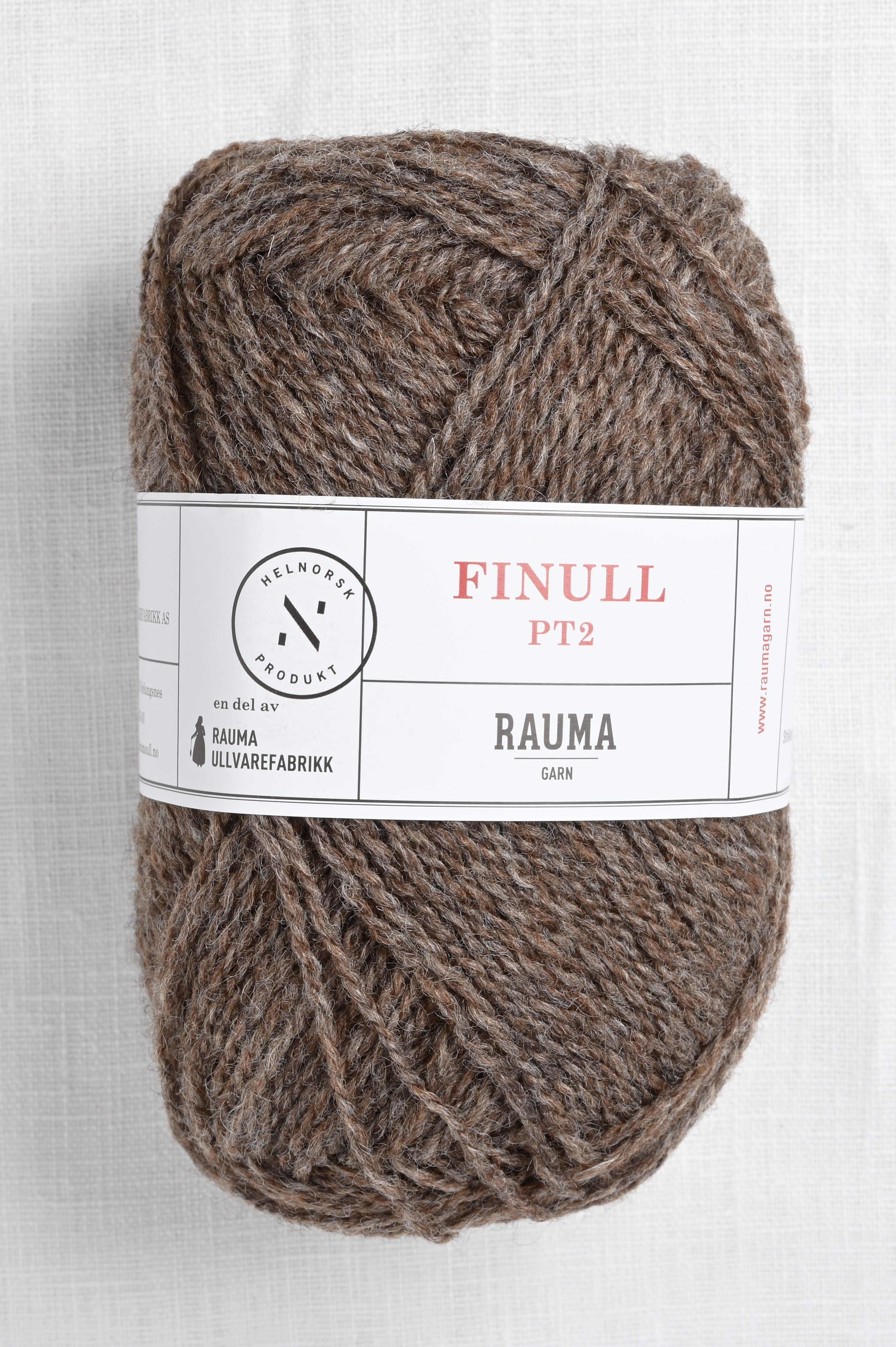 Rauma Finullgarn 0411 Medium Brown Heather – Wool and Company