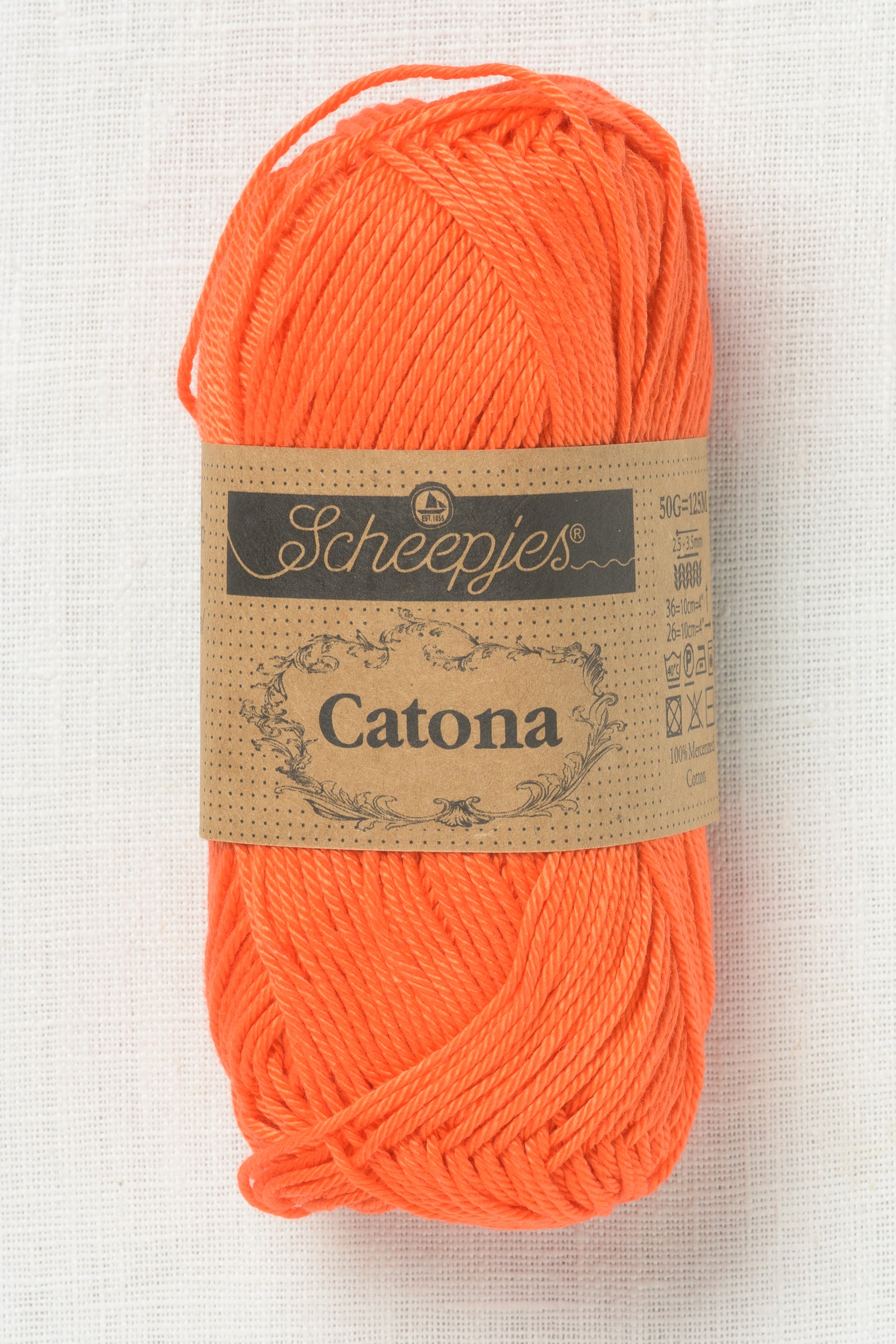 Scheepjes Catona 50g 189 Royal Orange – Wool and Company