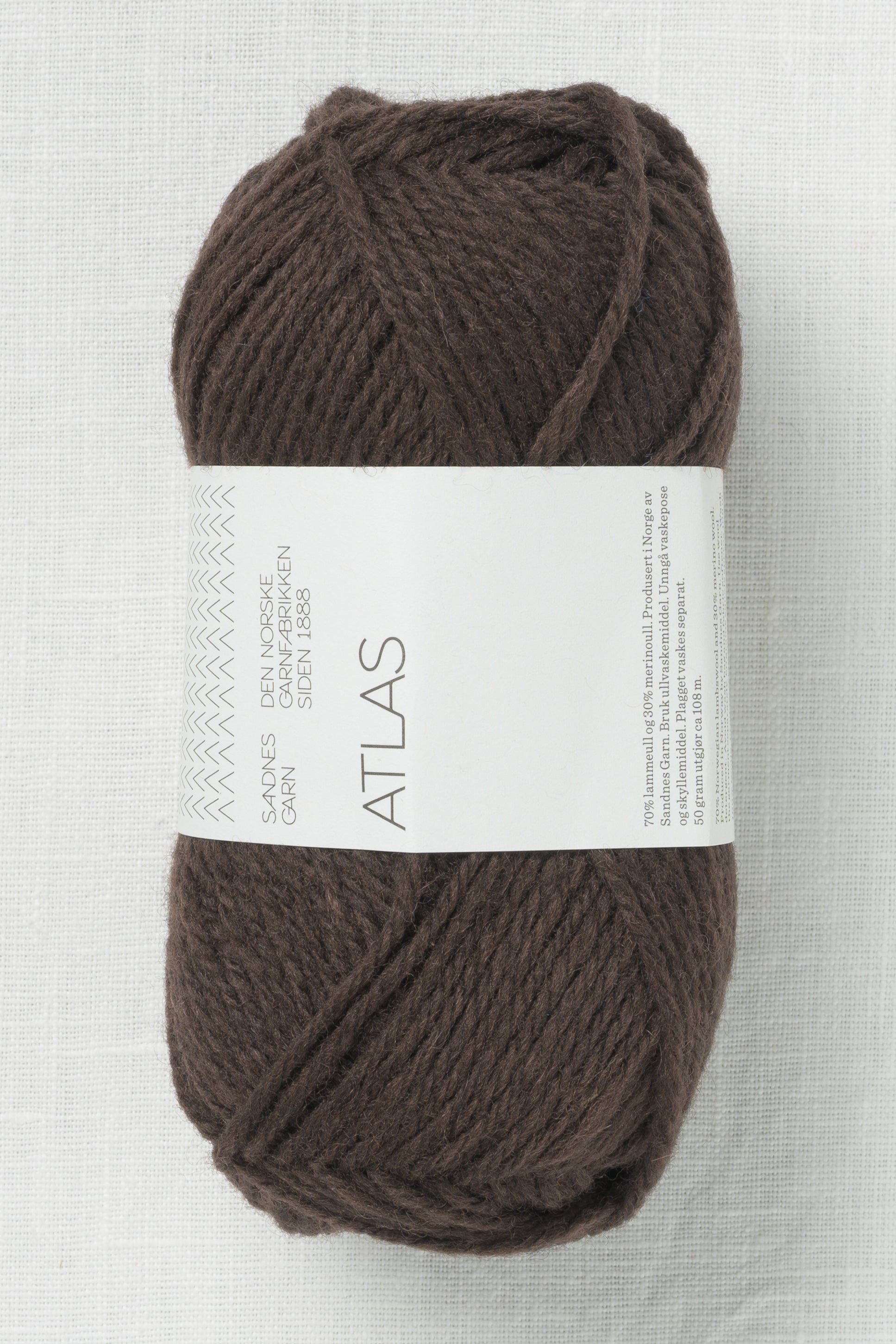 Sandnes Garn Atlas 3591 Dark Brown Heather – Wool and Company