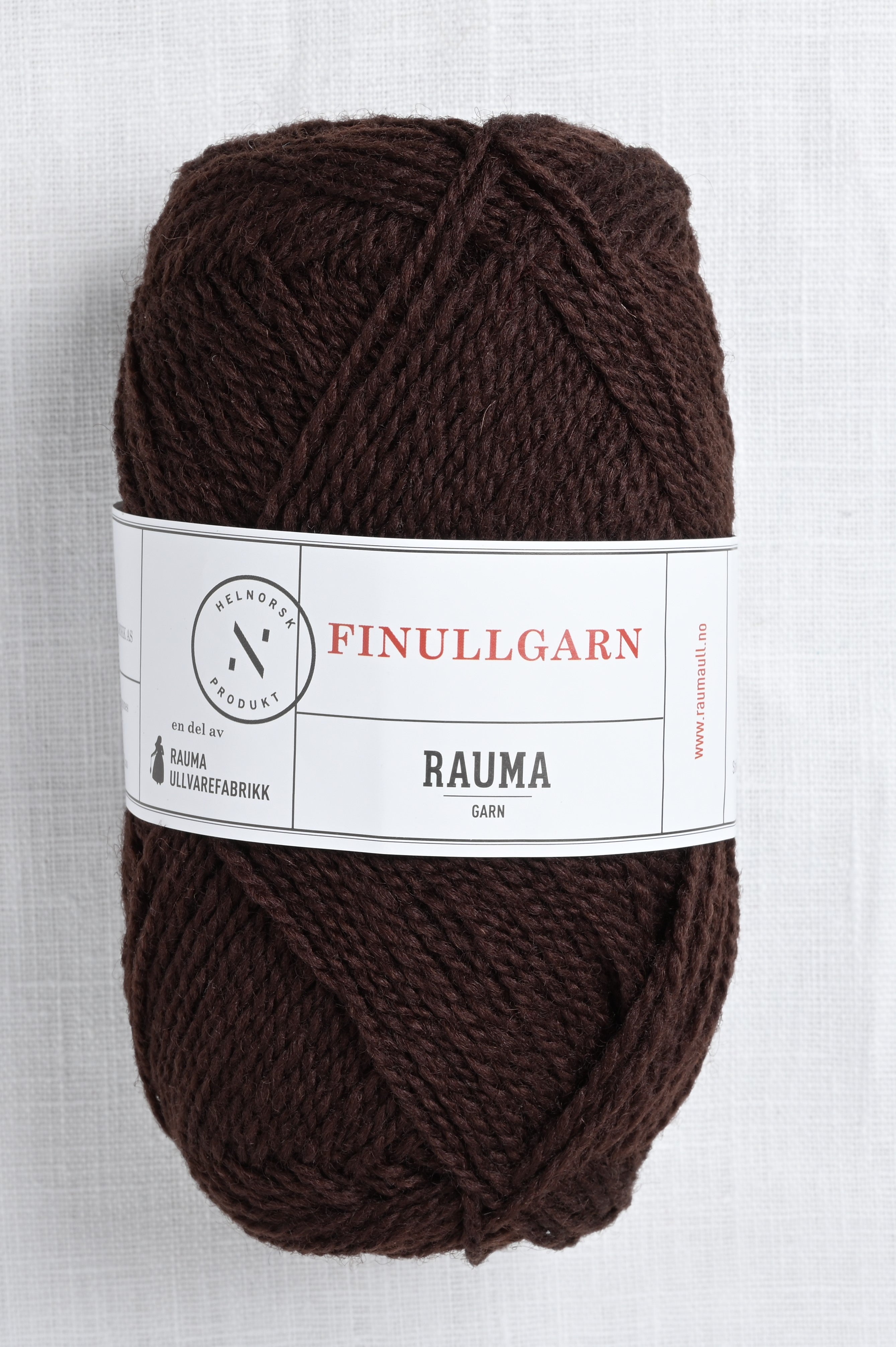 Rauma Finullgarn 422 Dark Brown – Wool and Company