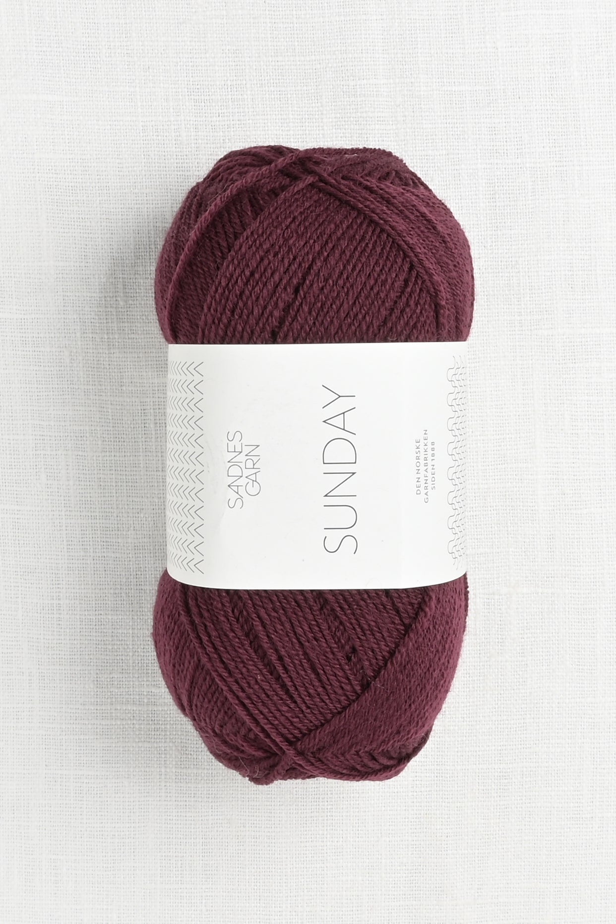 Sandnes Garn Sunday 4372 Deep Burgundy – Wool and Company