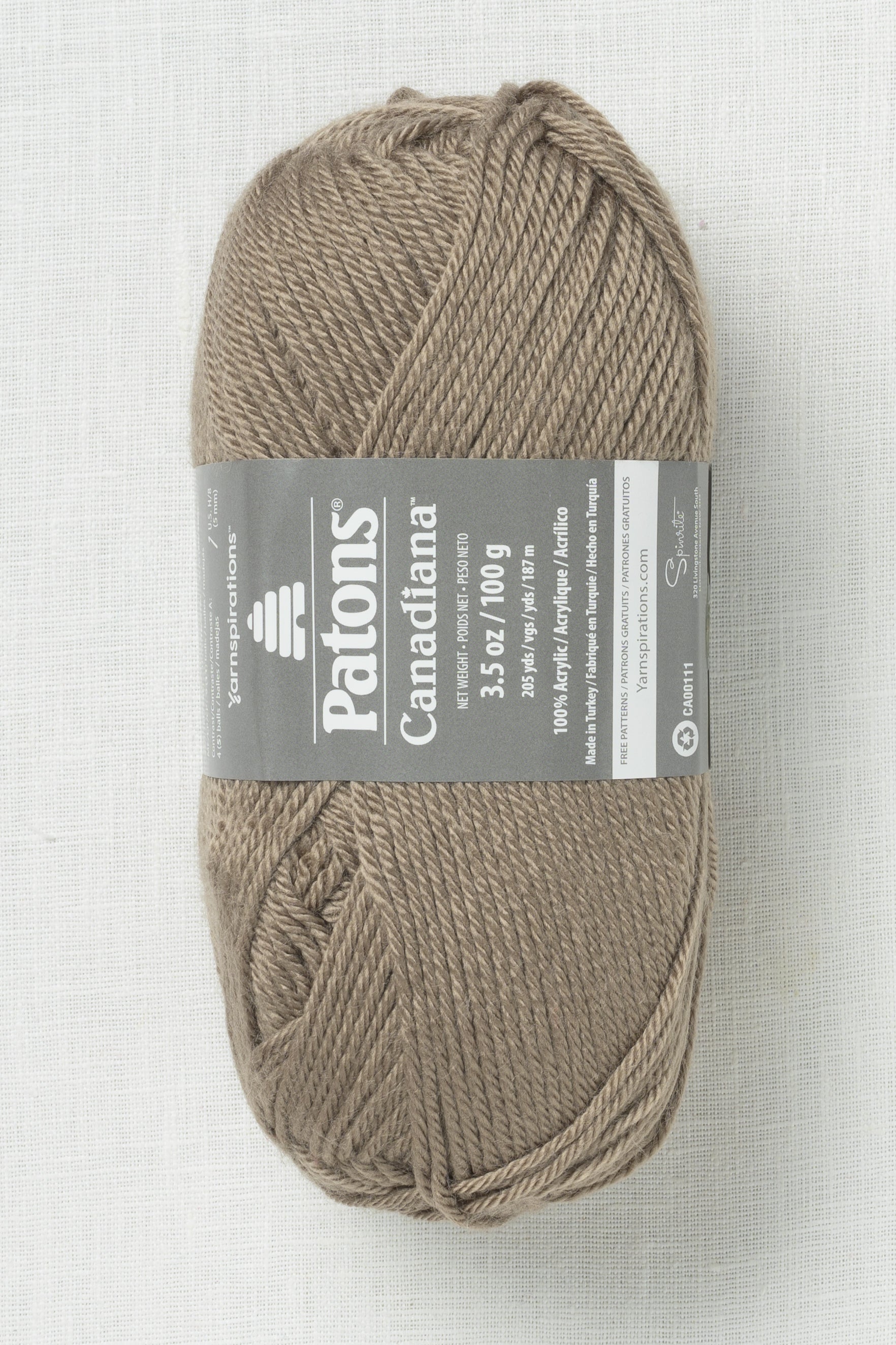 Patons Canadiana Toasty Gray – Wool and Company