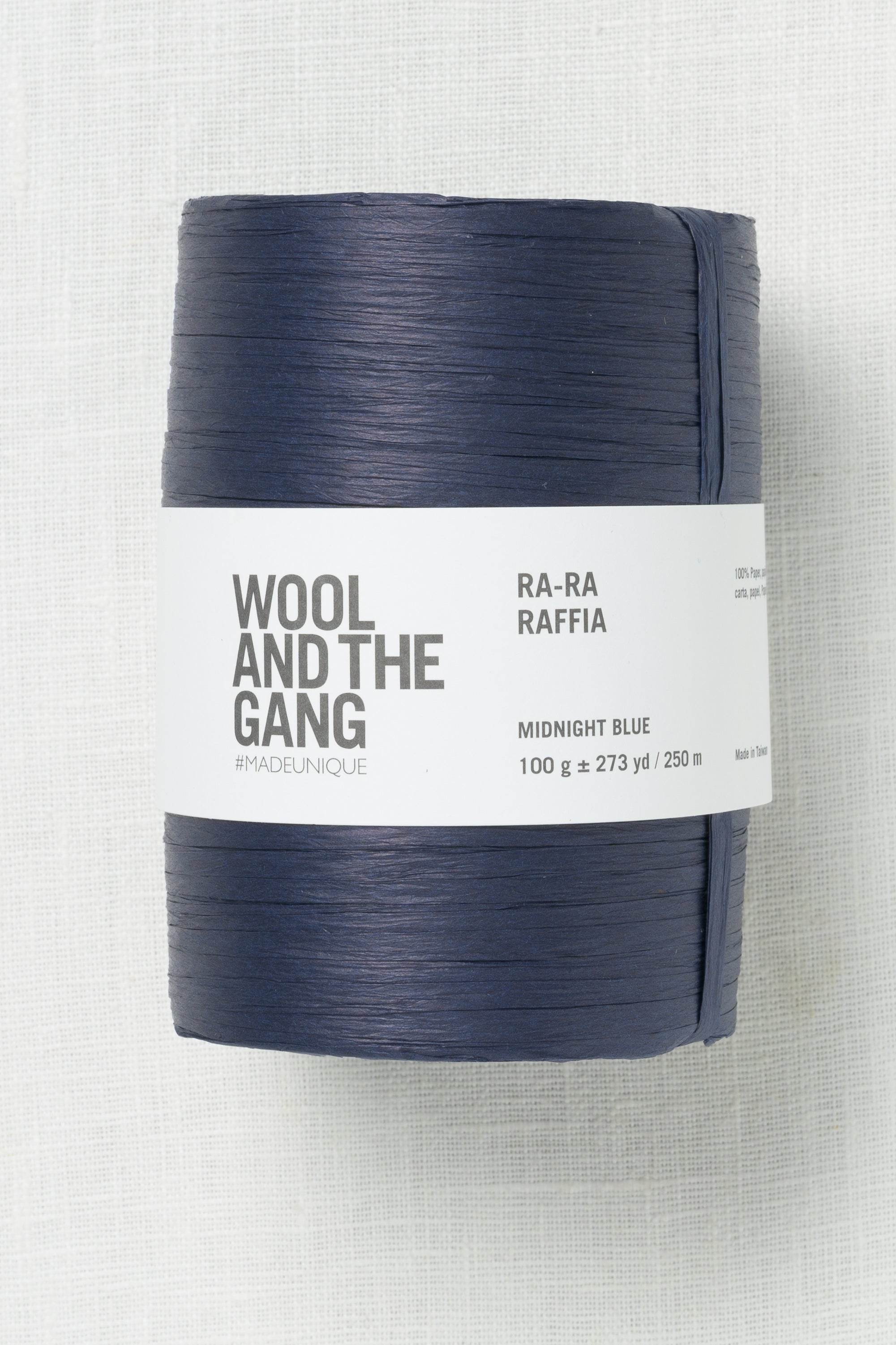 Wool and the Gang Ra-Ra Raffia Midnight Blue – Wool and Company