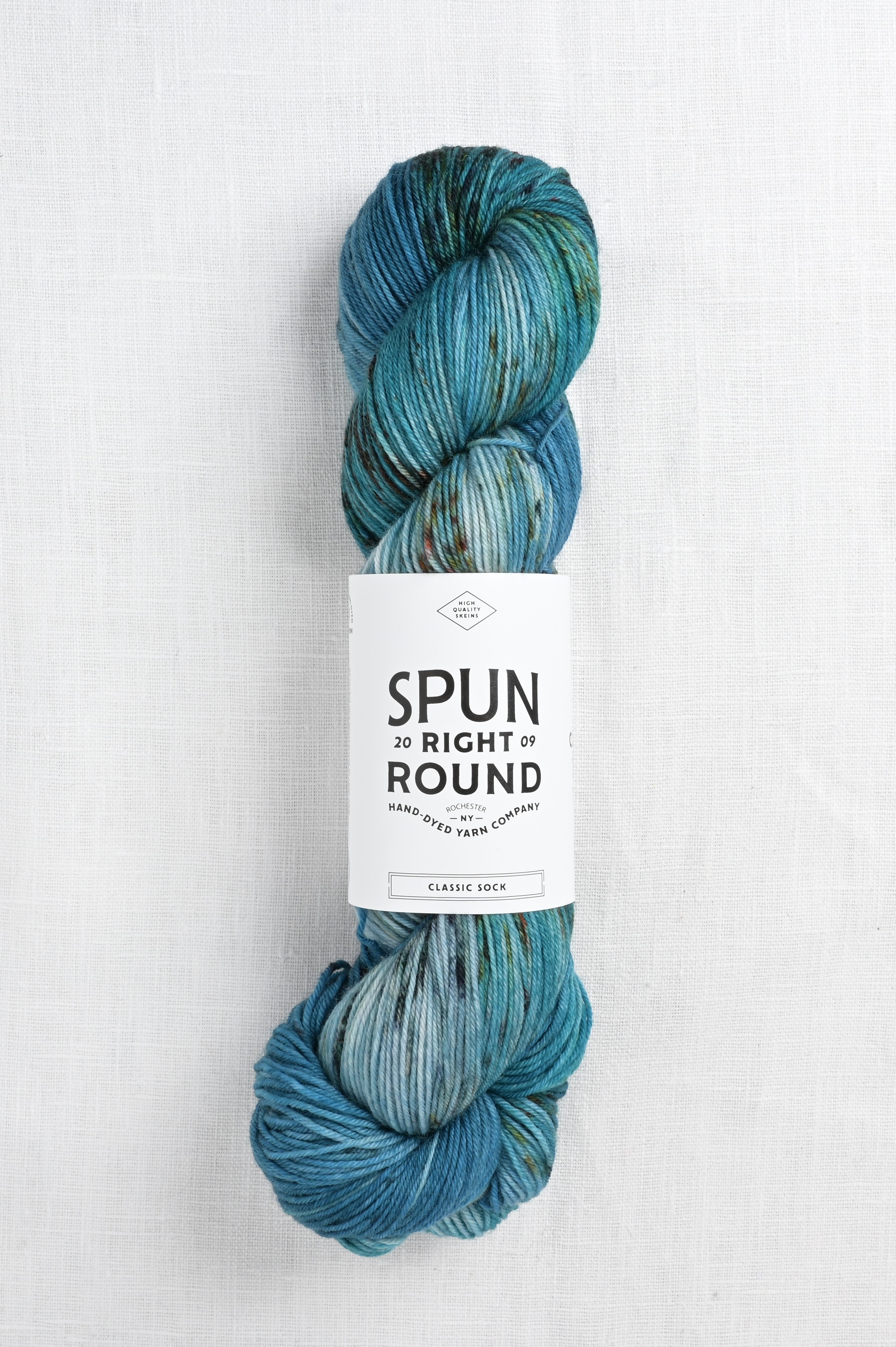 Spun Right Round Classic Sock Lagoon – Wool and Company