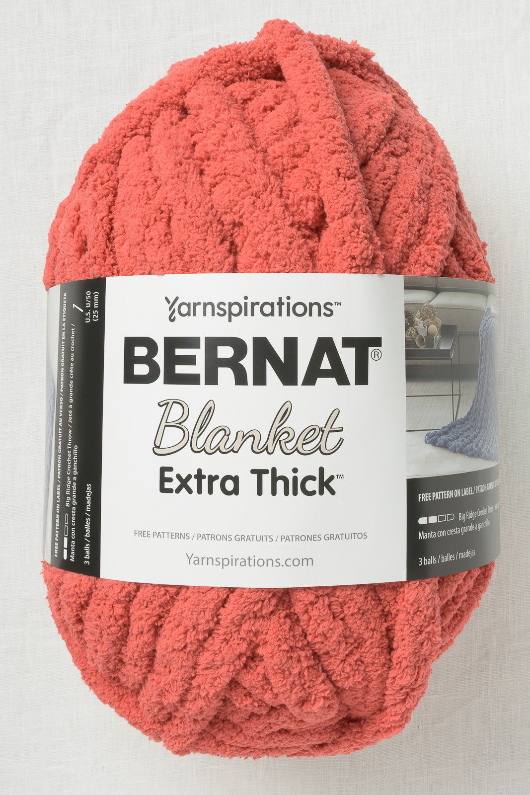Bernat Blanket Extra Thick Brick Red – Wool and Company