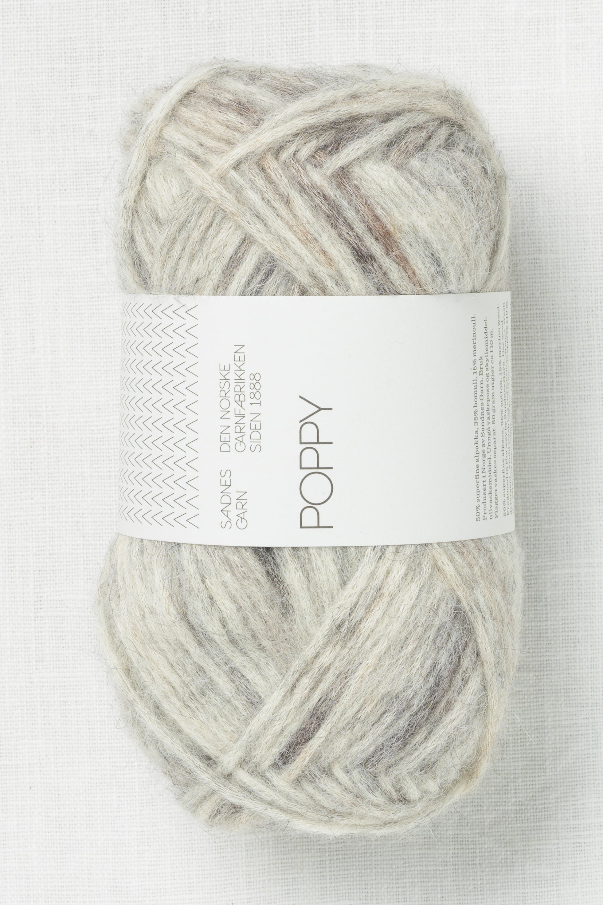 Sandnes Garn Poppy 1045 Grey Marble – Wool and Company