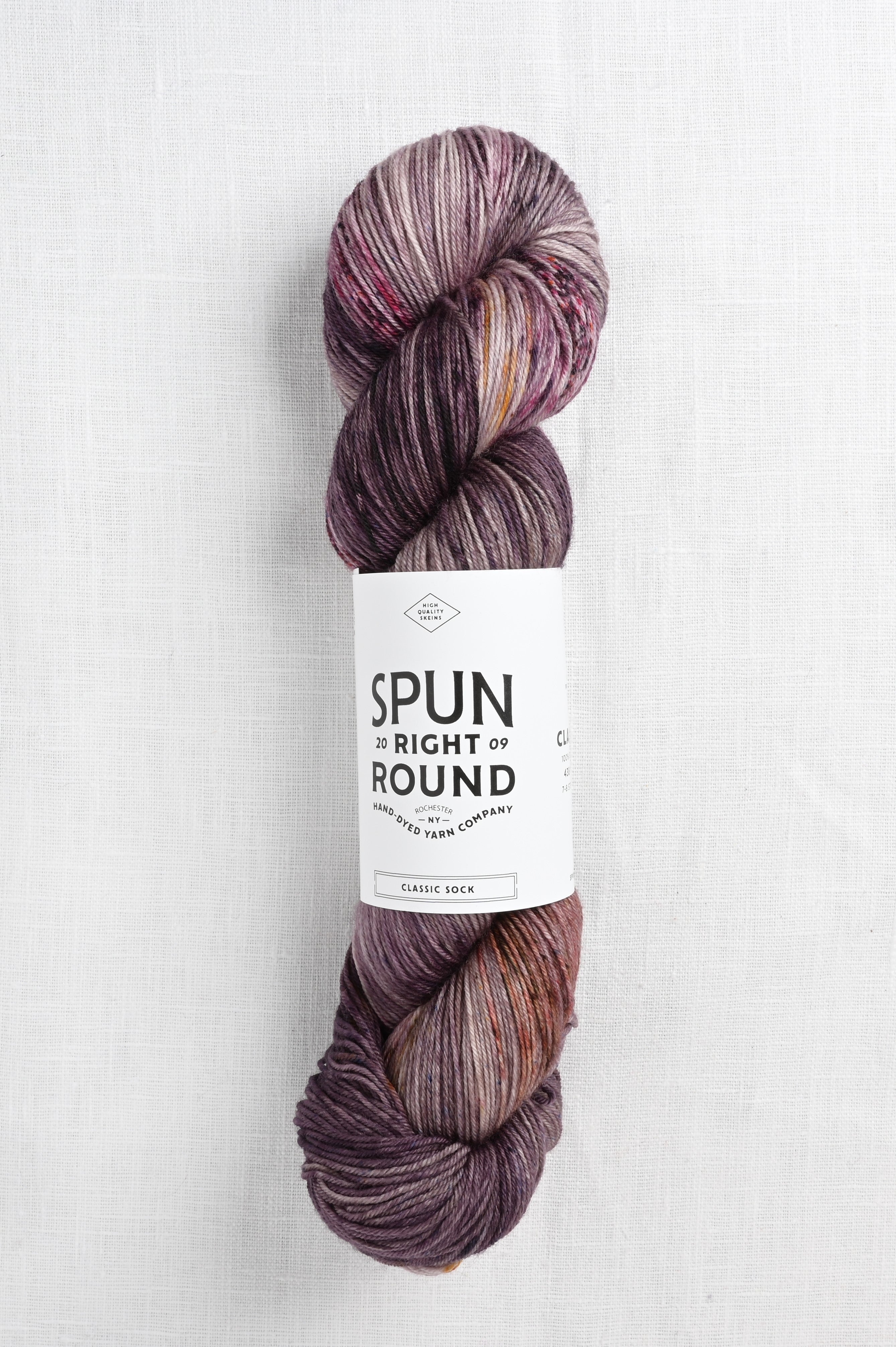 Spun Right Round Classic Sock Nine Lives – Wool and Company