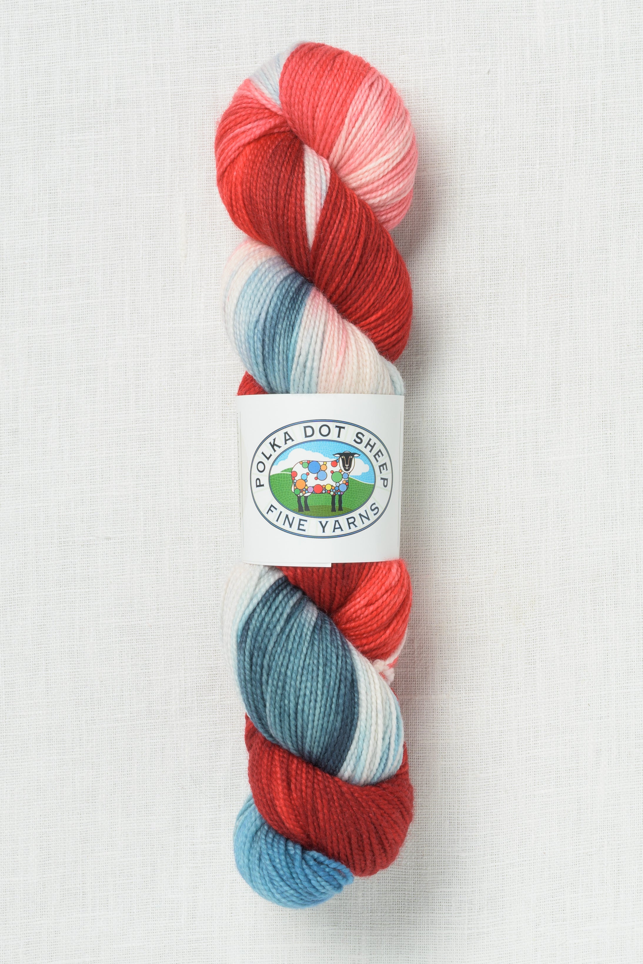 Polka Dot Sheep Tenderfoot 80/20 Betsy Ross – Wool and Company