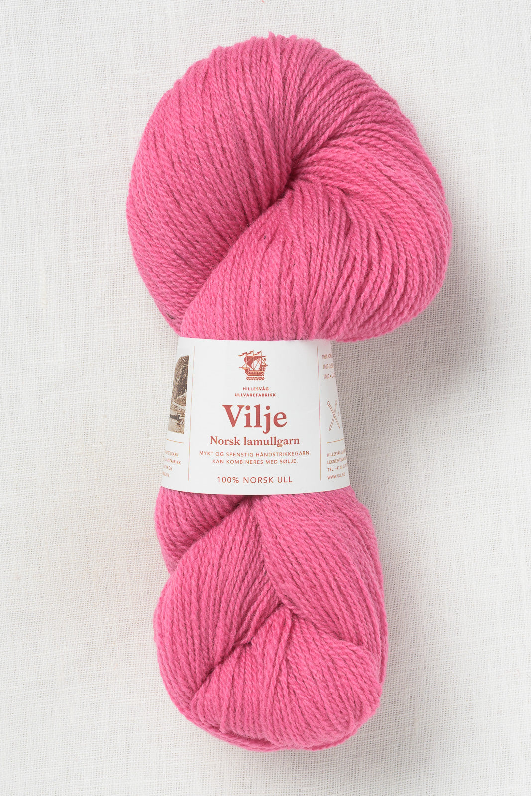 Hillesvåg Vilje 447 Pink – Wool and Company