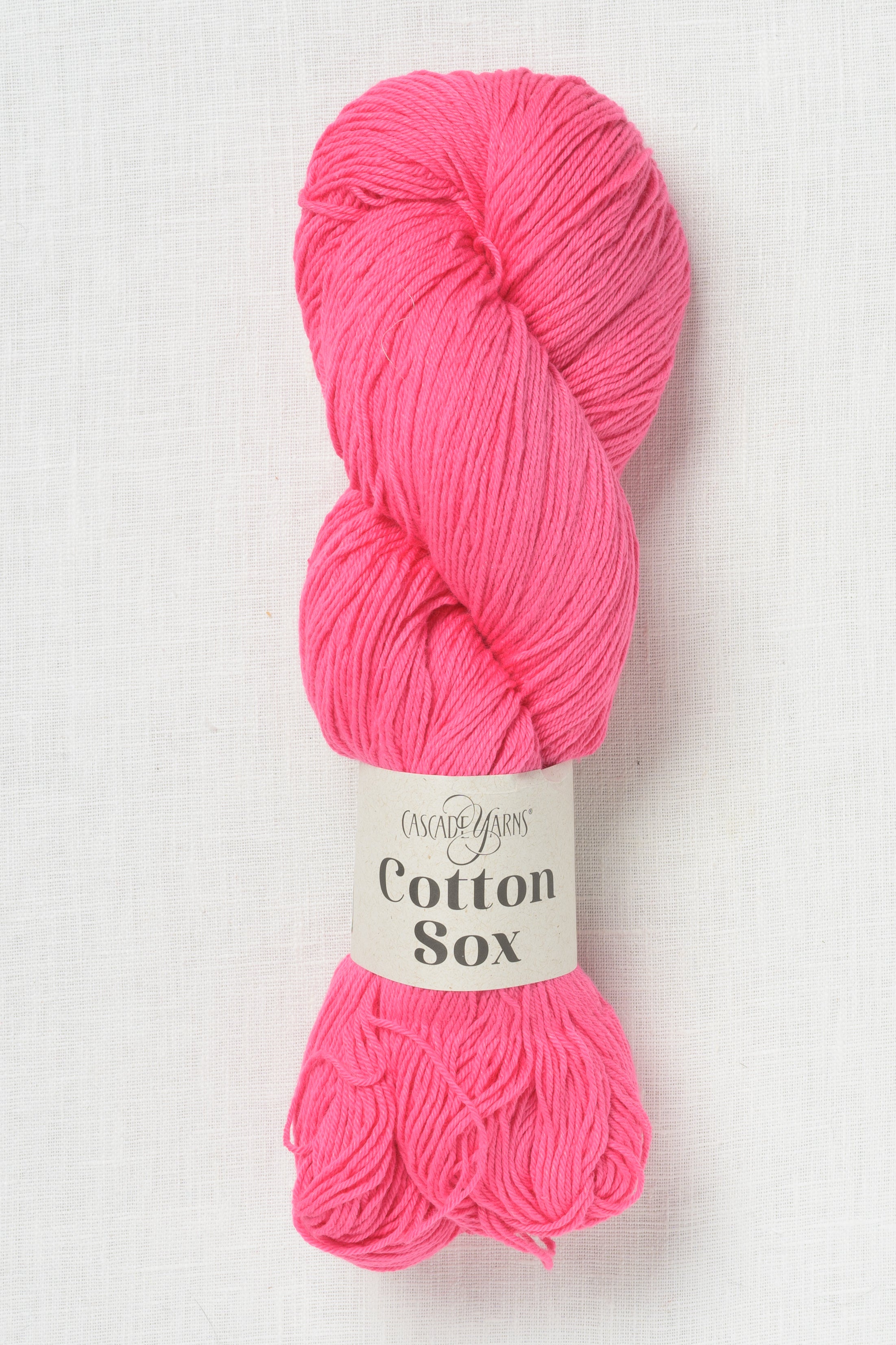 Cascade Cotton Sox 24 Hot Pink – Wool and Company