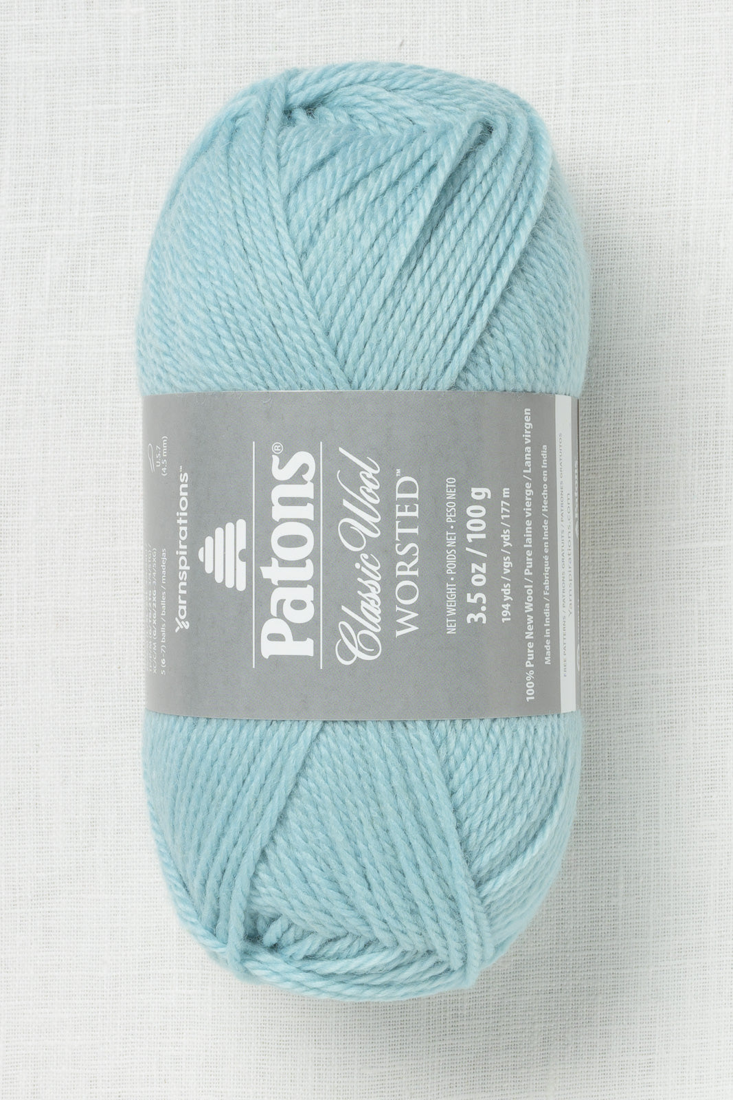 Patons Classic Wool Worsted Seafoam – Wool and Company