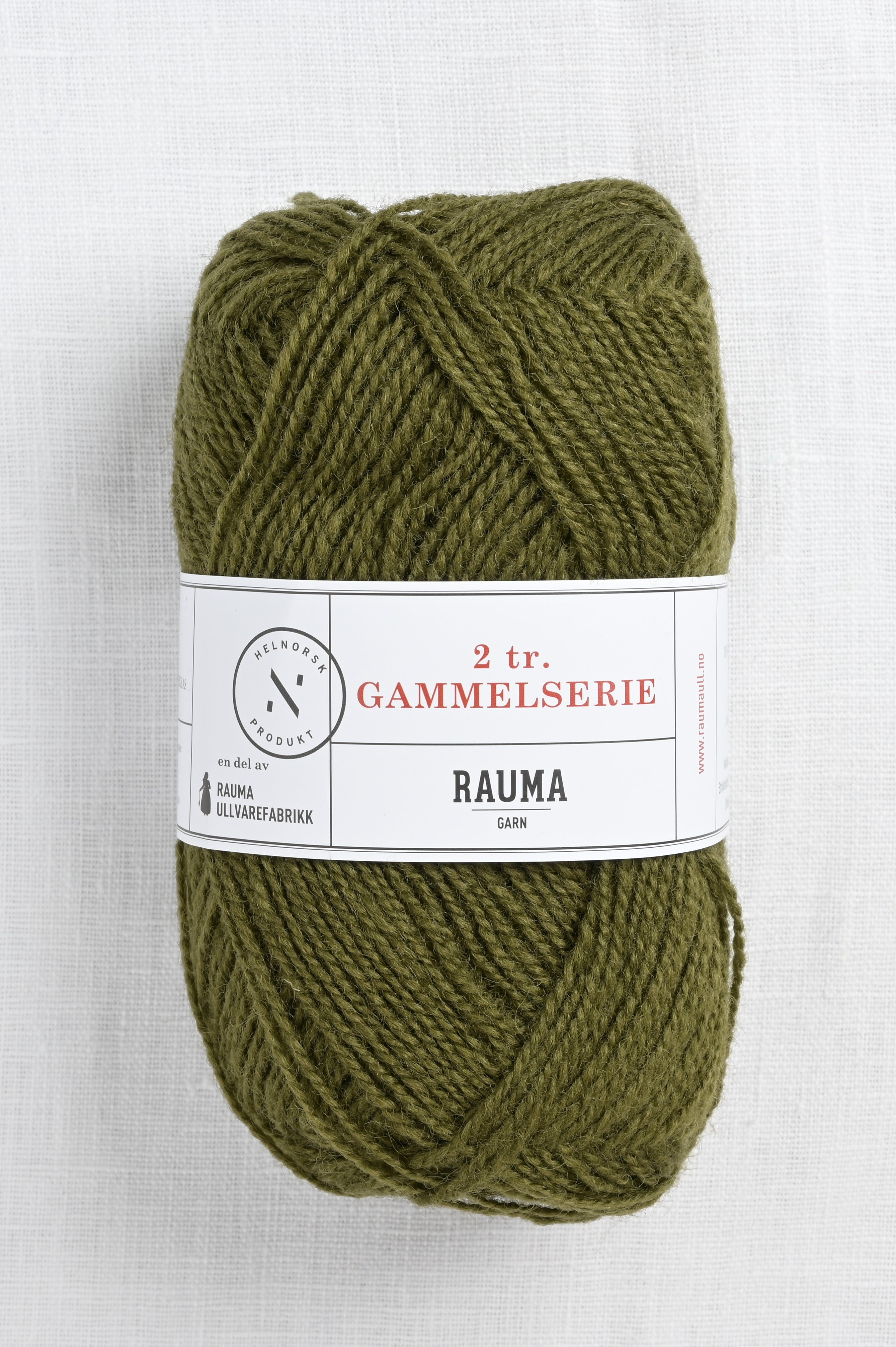 Rauma 2-Ply Gammelserie 476 Dark Olive Green – Wool and Company