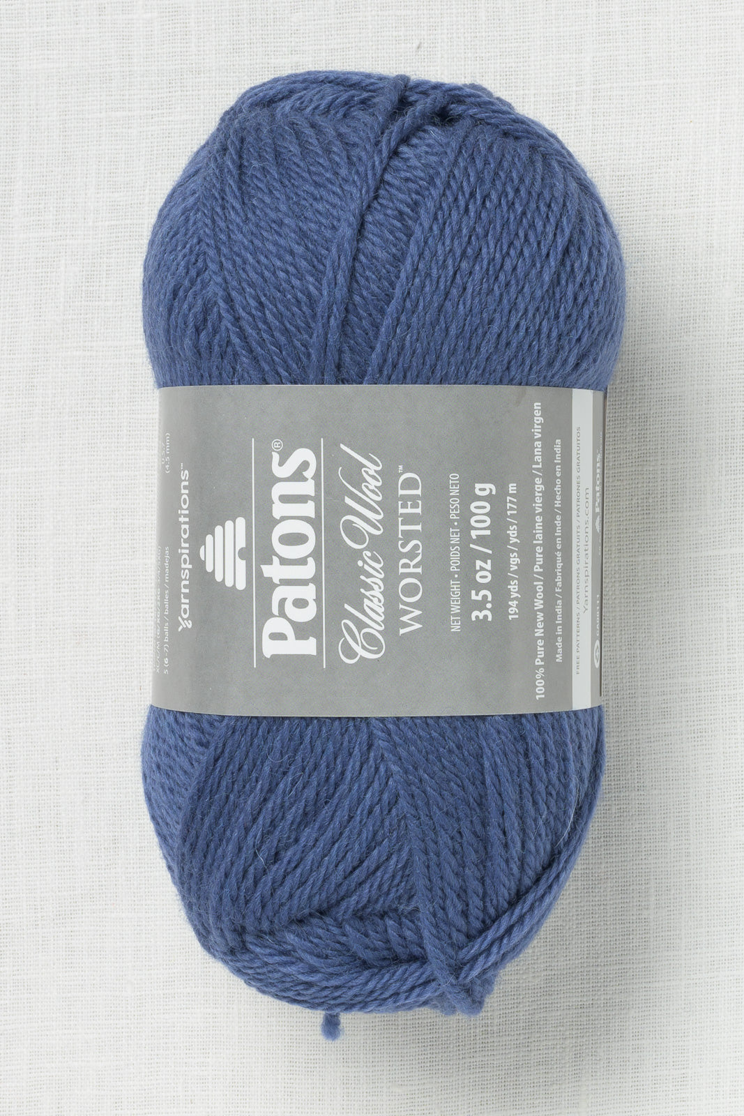 Patons Classic Wool Worsted Indigo – Wool and Company