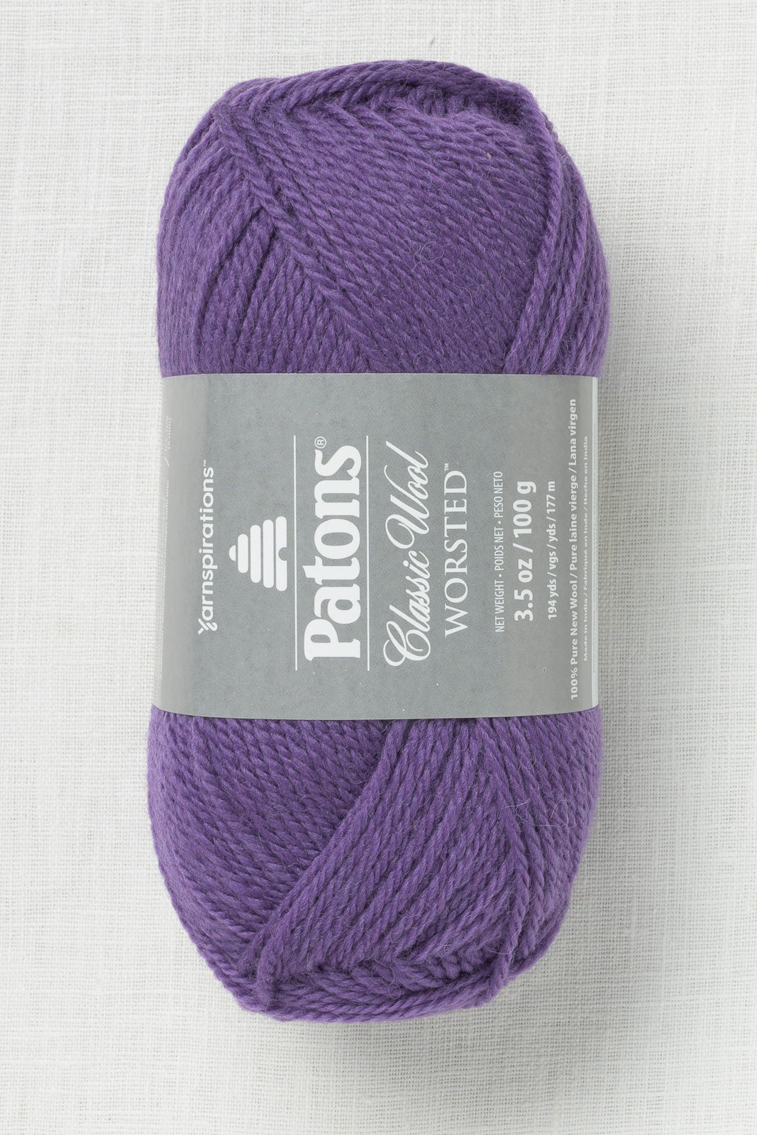 Patons Classic Wool Worsted Gray Plum – Wool and Company