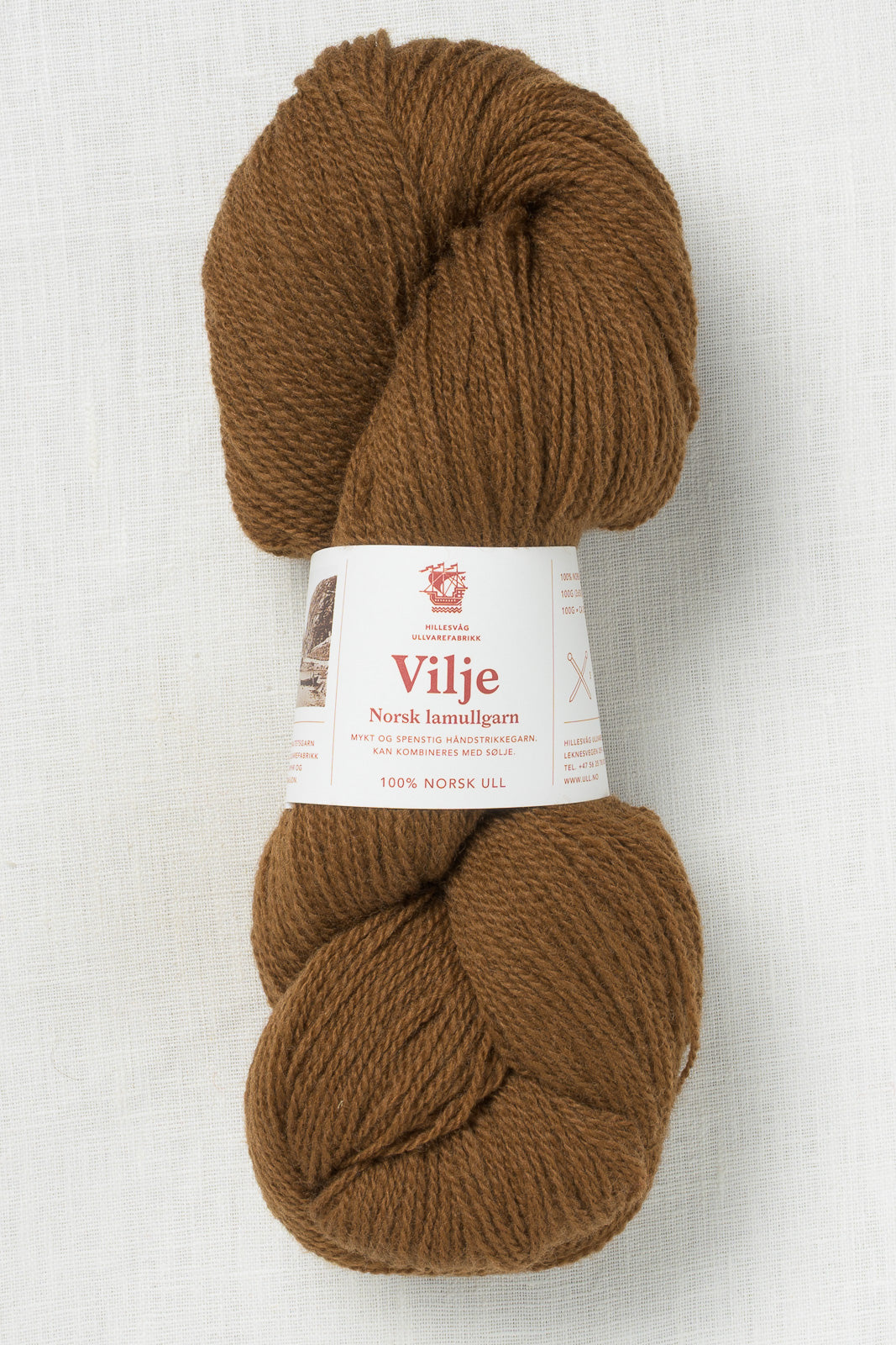 Hillesvåg Vilje 439 Brown – Wool and Company