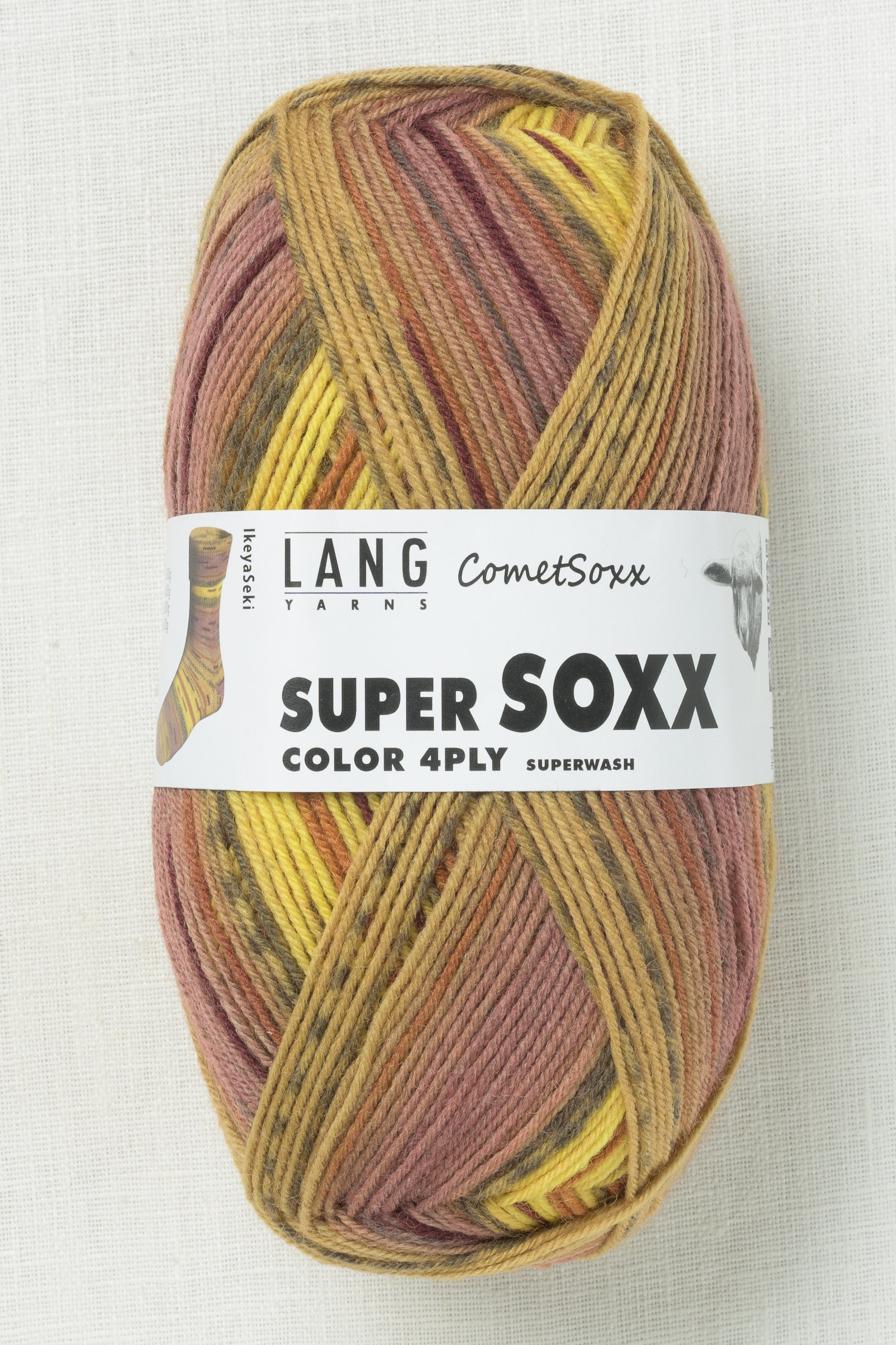 Lang Yarns Super Soxx Color 496 Ikeya Seki – Wool and Company