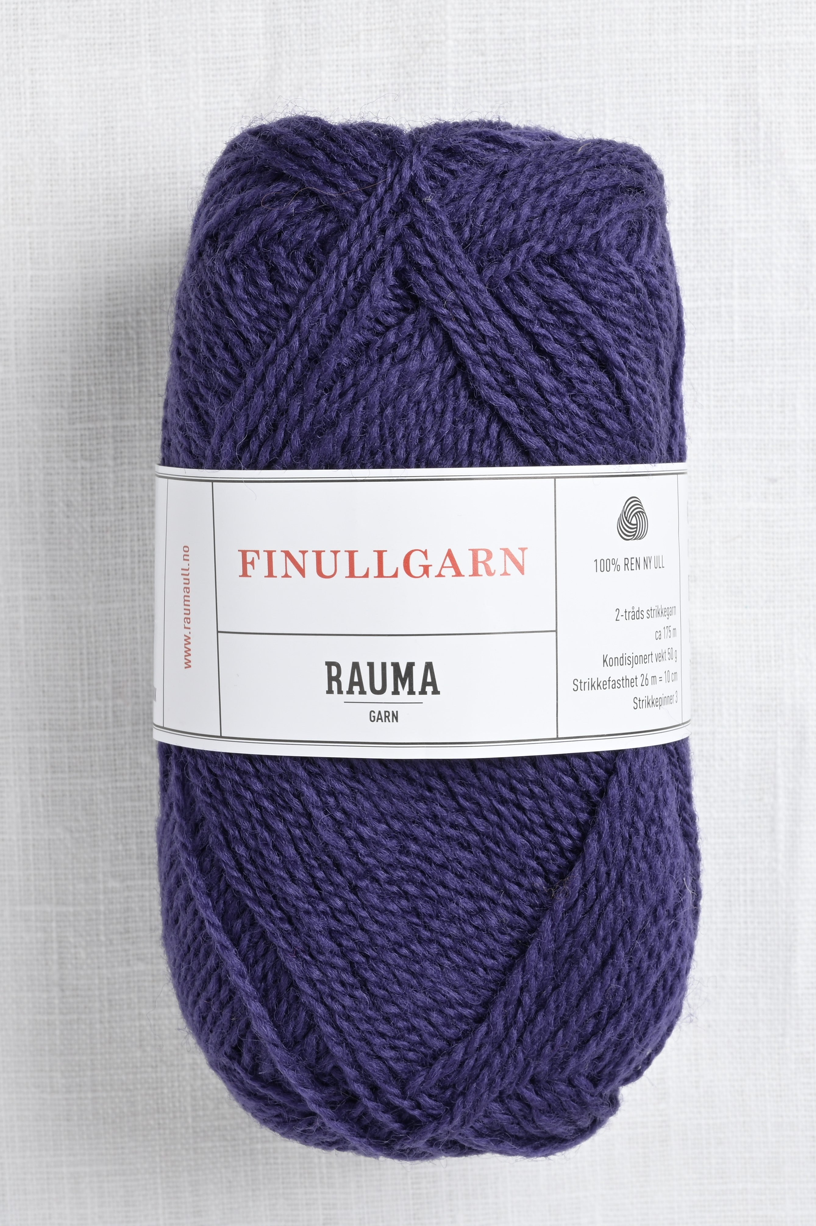 Rauma Finullgarn 474 Deep Blue Violet – Wool and Company