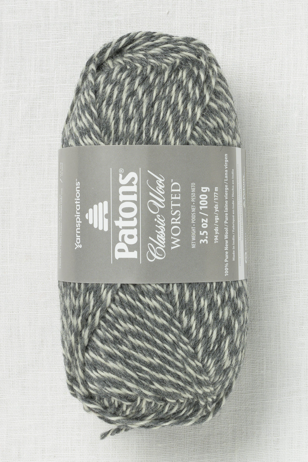 Patons Classic Wool Worsted Dark Gray Marl – Wool and Company