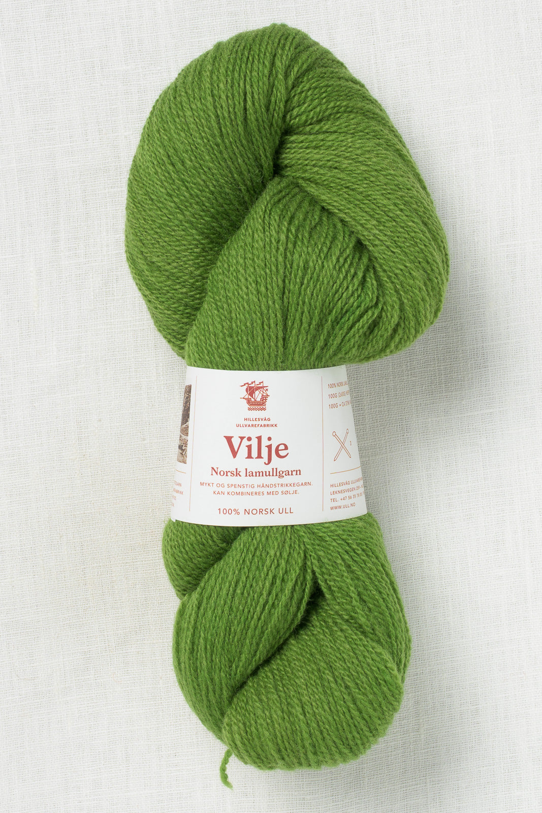 Hillesvåg Vilje 424 Green – Wool and Company