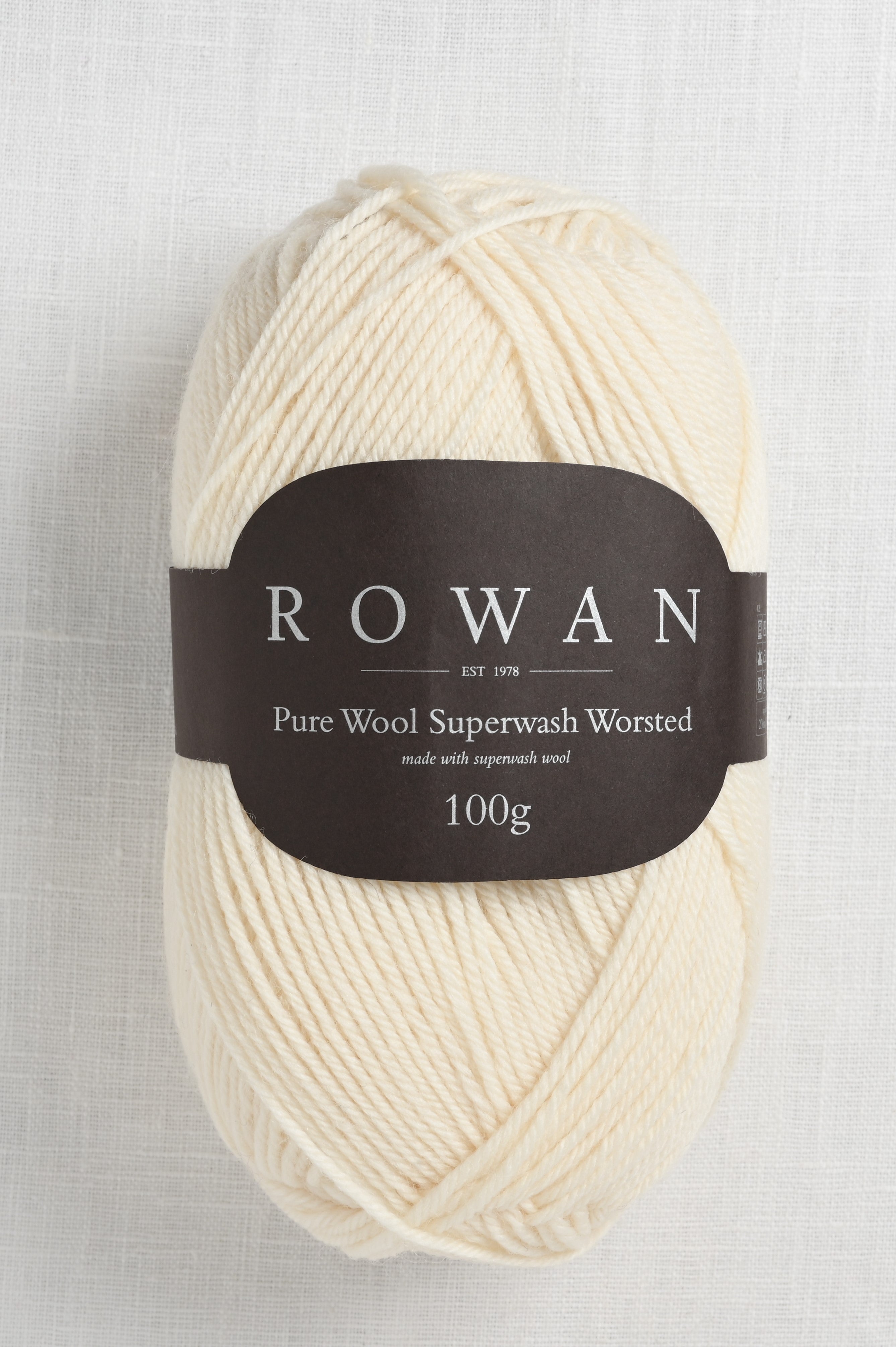 Rowan Pure Wool Worsted 102 Soft Cream – Wool and Company