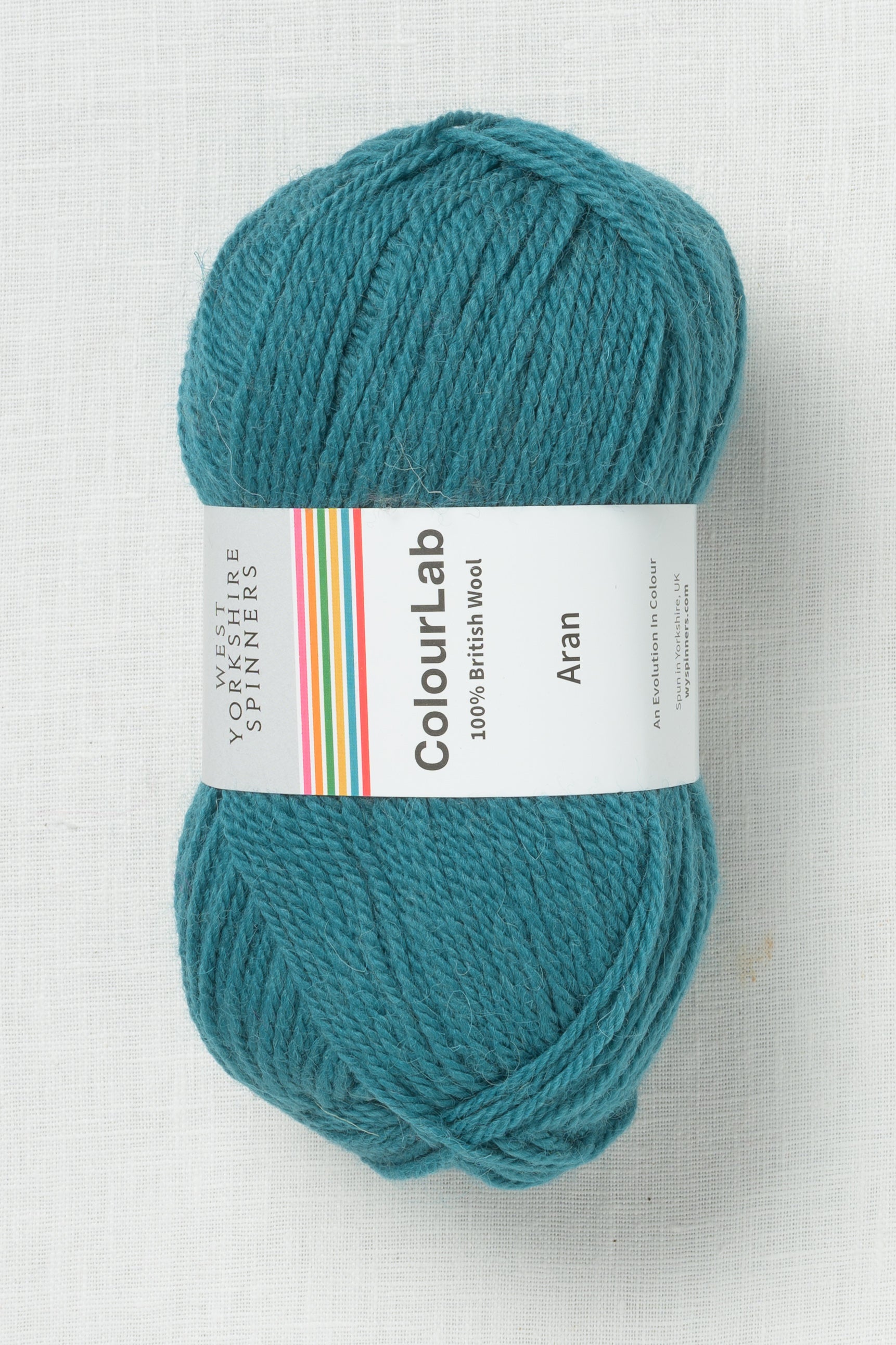 WYS ColourLab Aran True Teal – Wool and Company