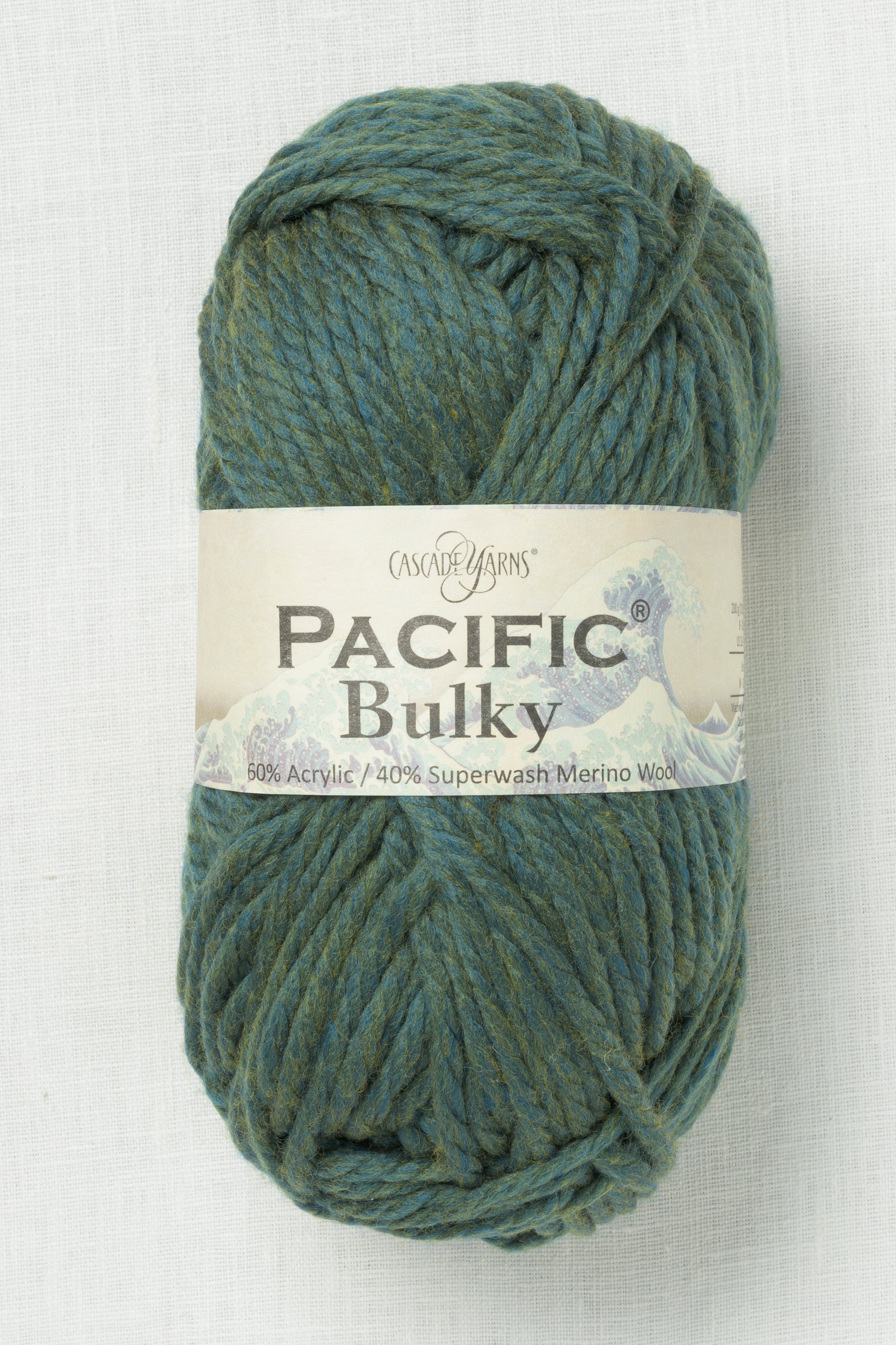 Cascade Pacific Bulky 181 Spirulina Heather – Wool and Company