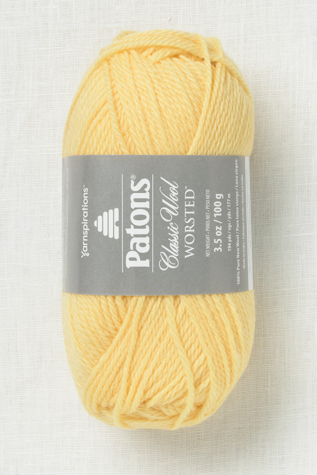 Patons Classic Wool Worsted Soft Sunshine – Wool and Company