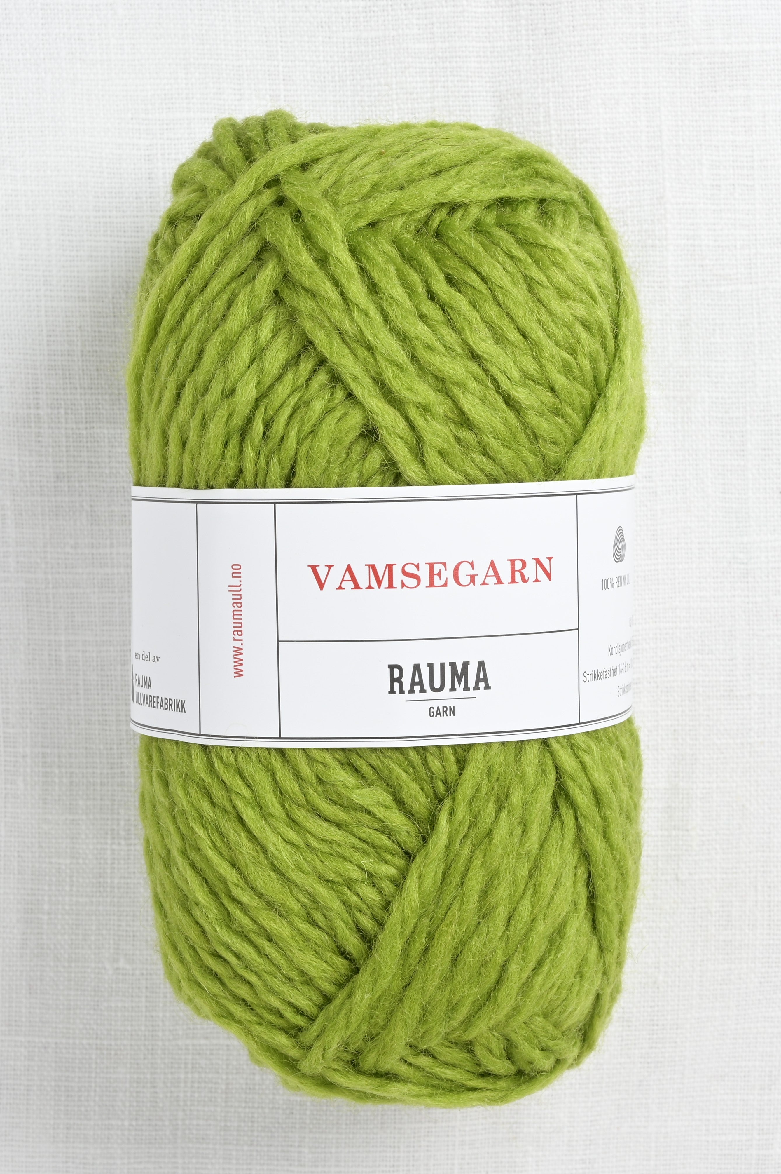 Rauma Vamsegarn 80 Green Apple – Wool and Company