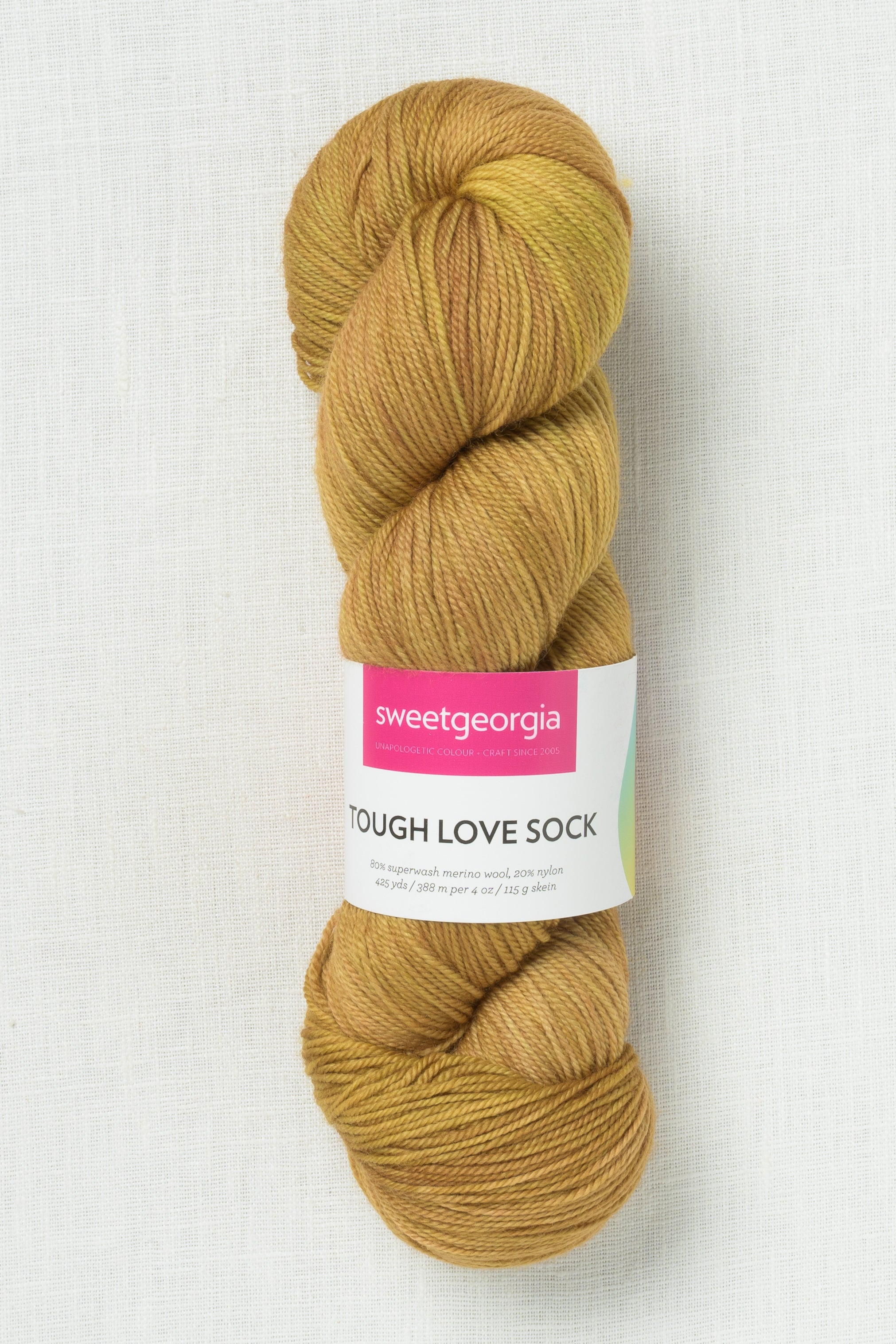 Sweet Georgia Tough Love Sock Honey Gold – Wool and Company