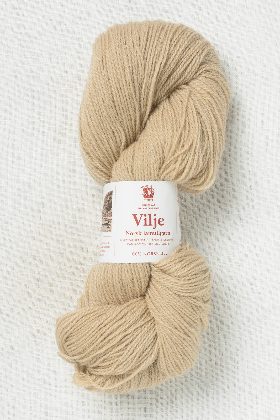 Hillesvåg Vilje 402 Beige – Wool and Company