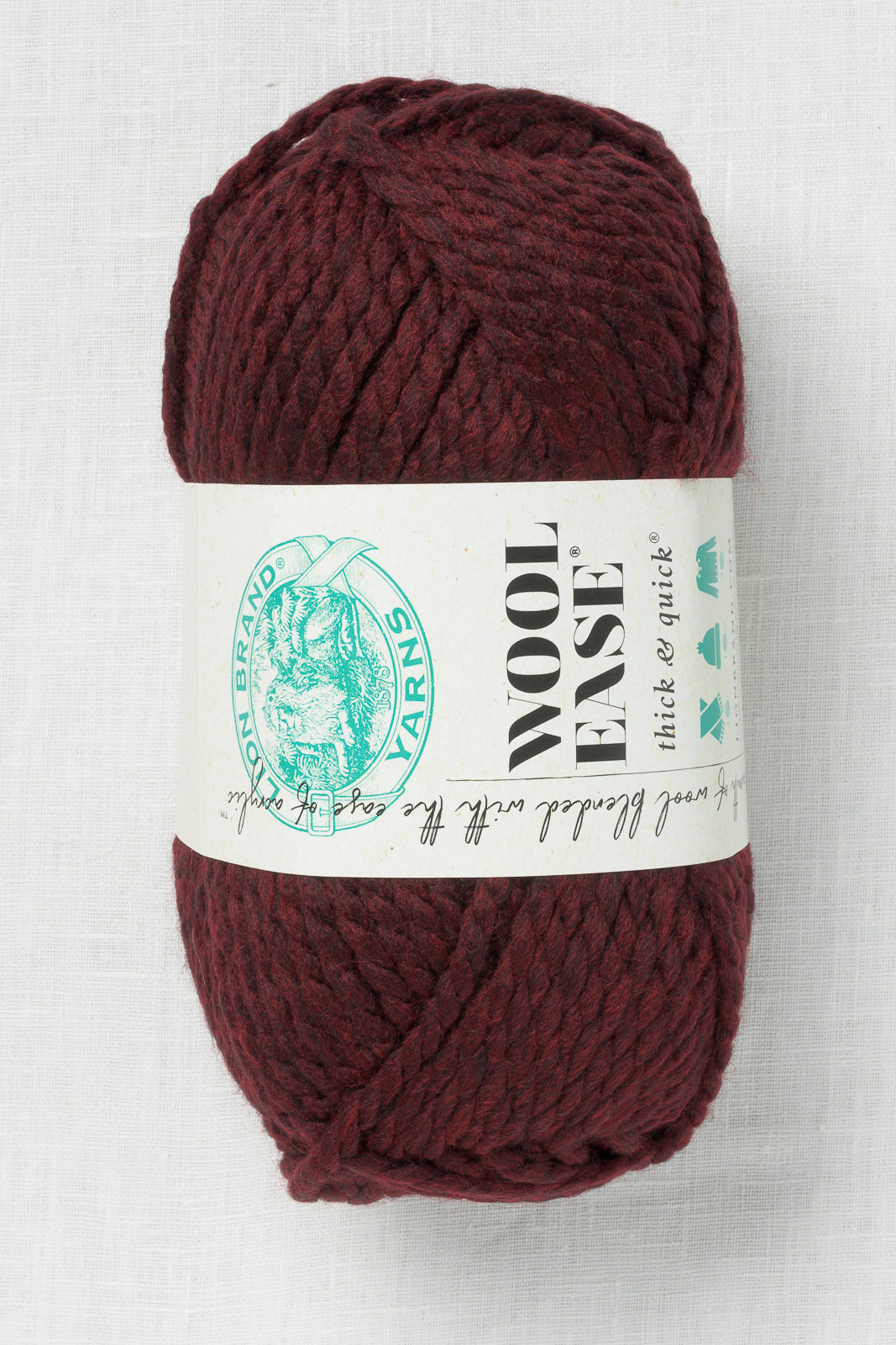Lion Brand Wool Ease Thick & Quick 143 Claret – Wool and Company