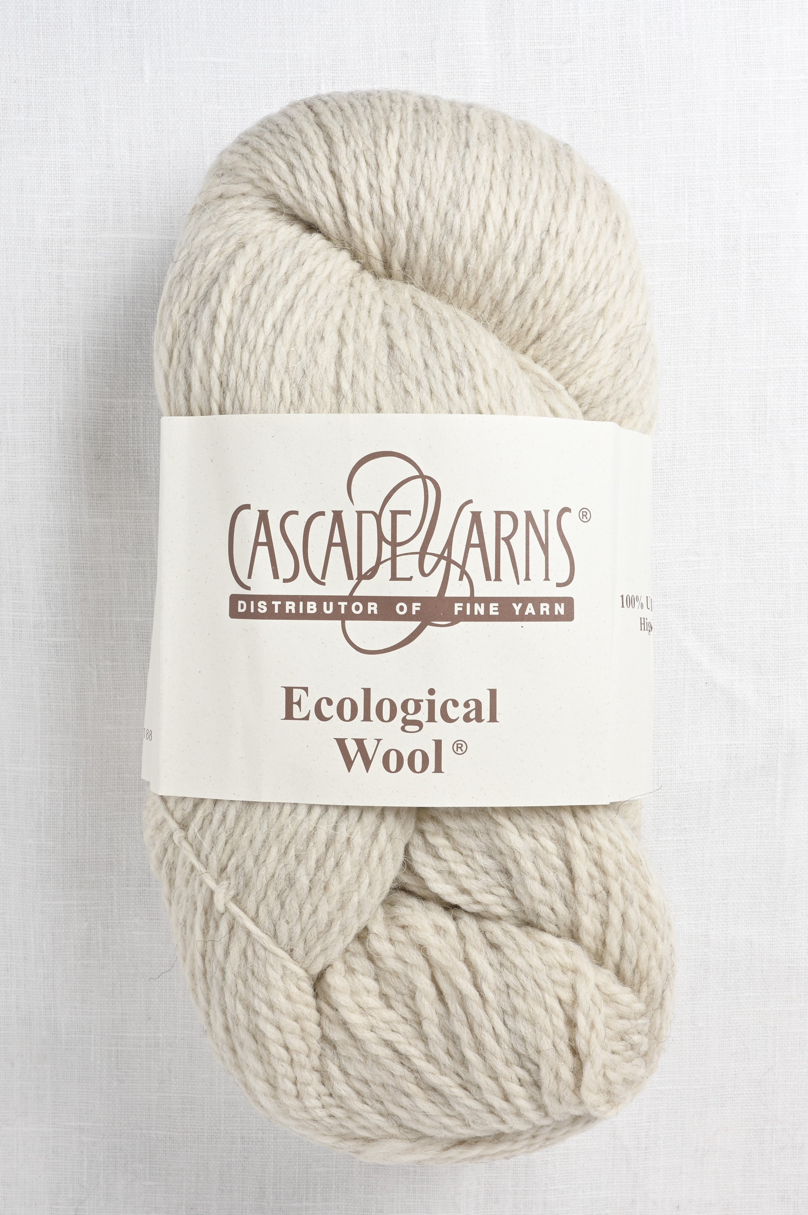 Cascade Ecological Wool 8017 Platinum – Wool and Company